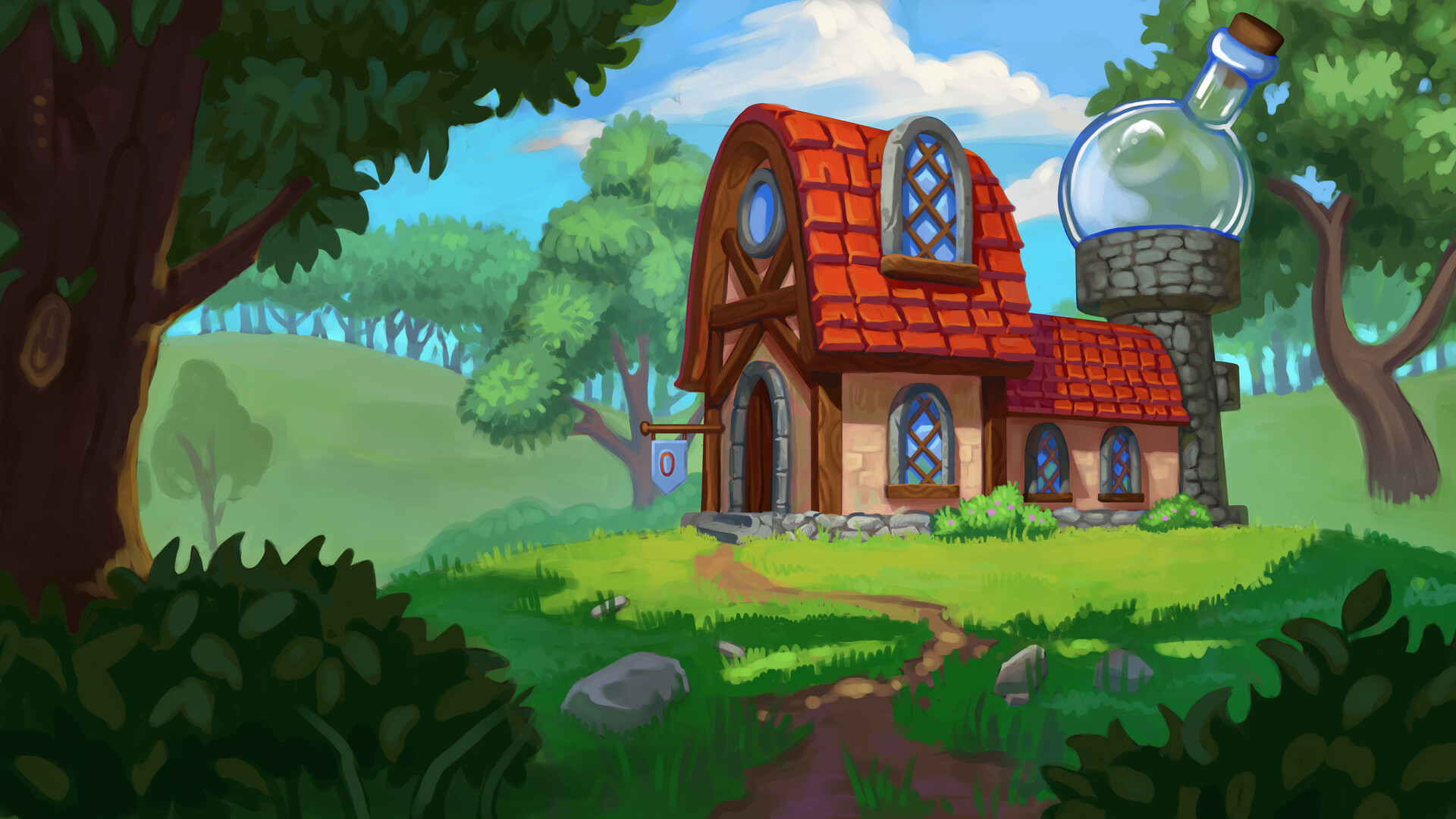 ArtStation - wizard house