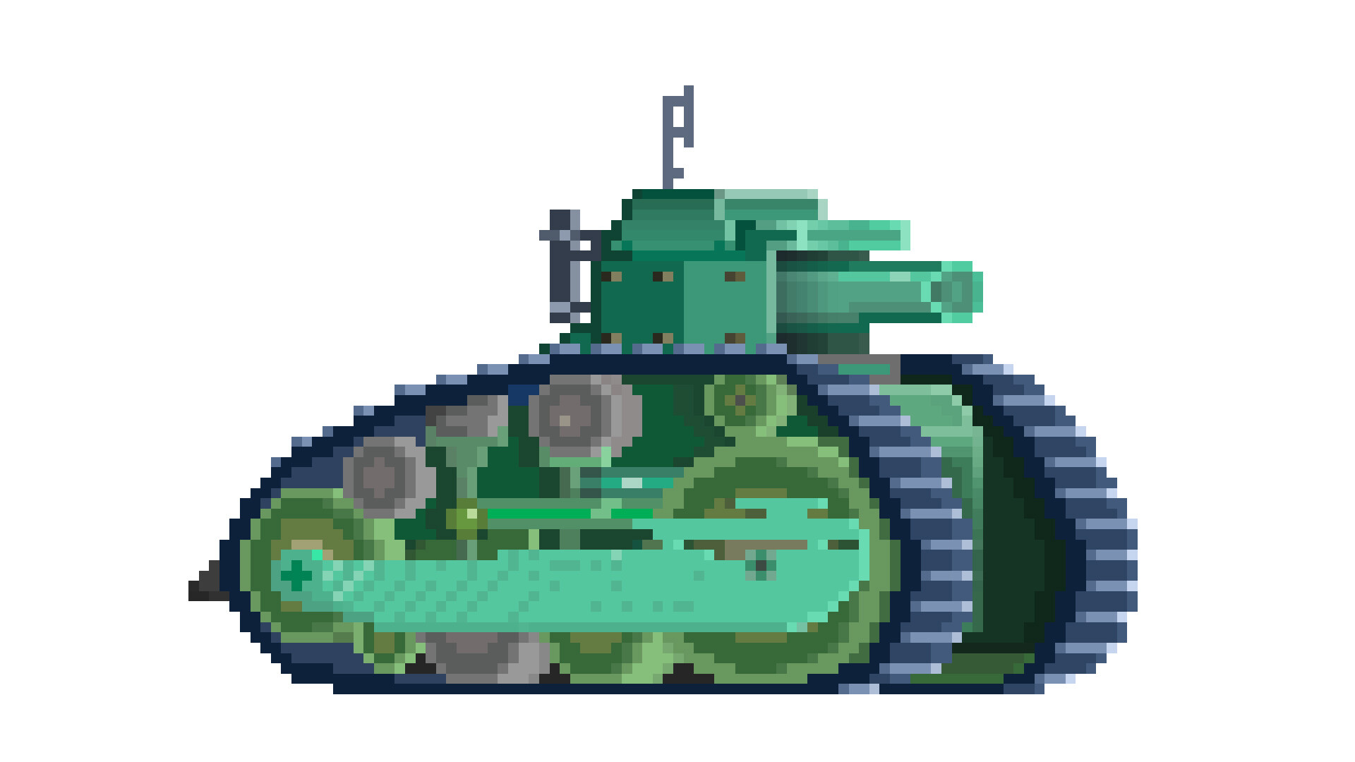 ArtStation - Pixel art Tanks