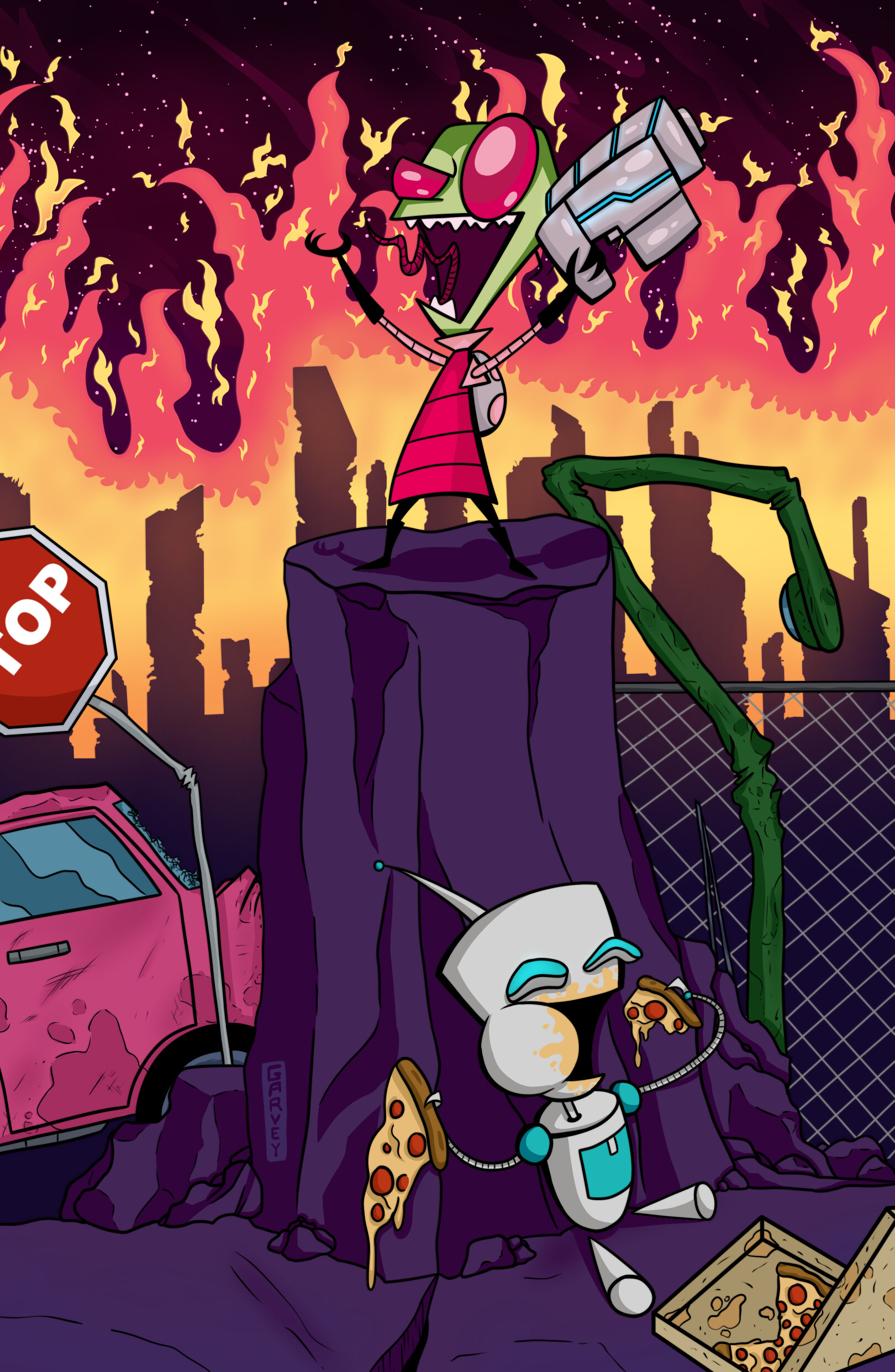 ArtStation - Invader Zim