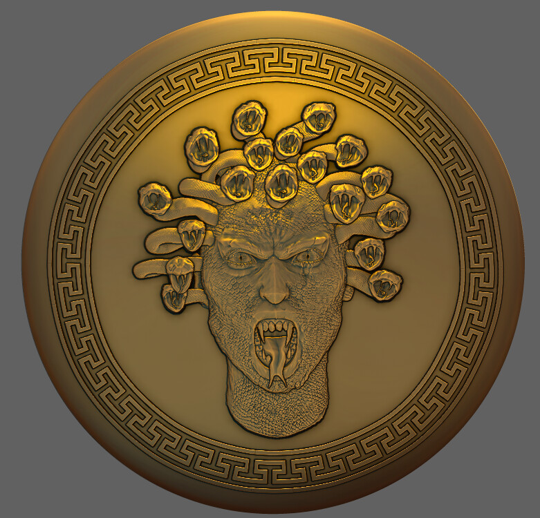 Greek Shield Of Athena
