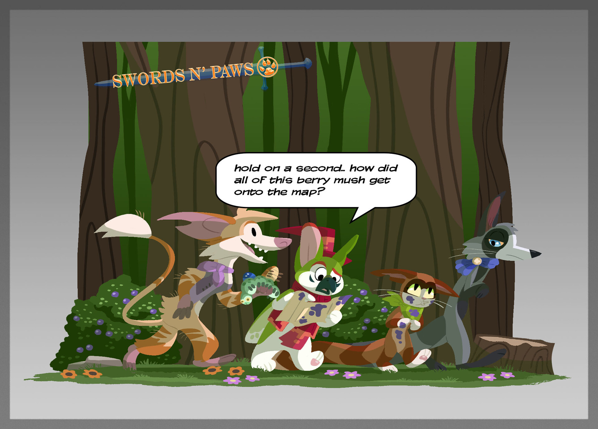 ArtStation - Swords n' Paws shenatigans