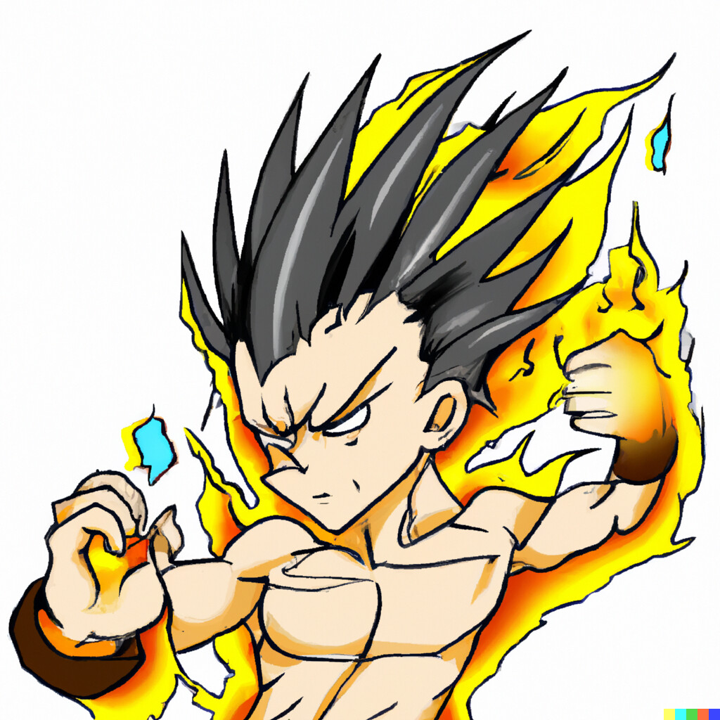 ArtStation - Dragon Ball Z - Goku Super Saiyan