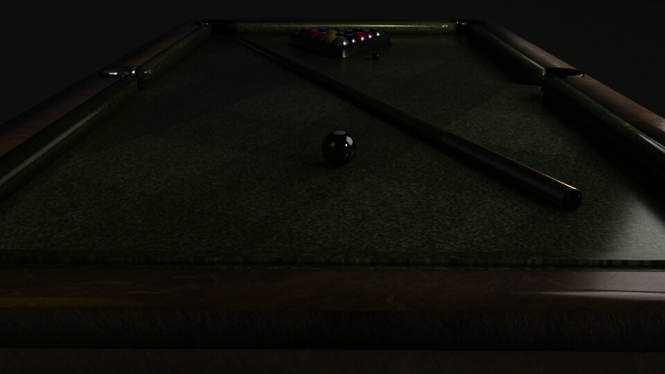 ArtStation - Pool Table
