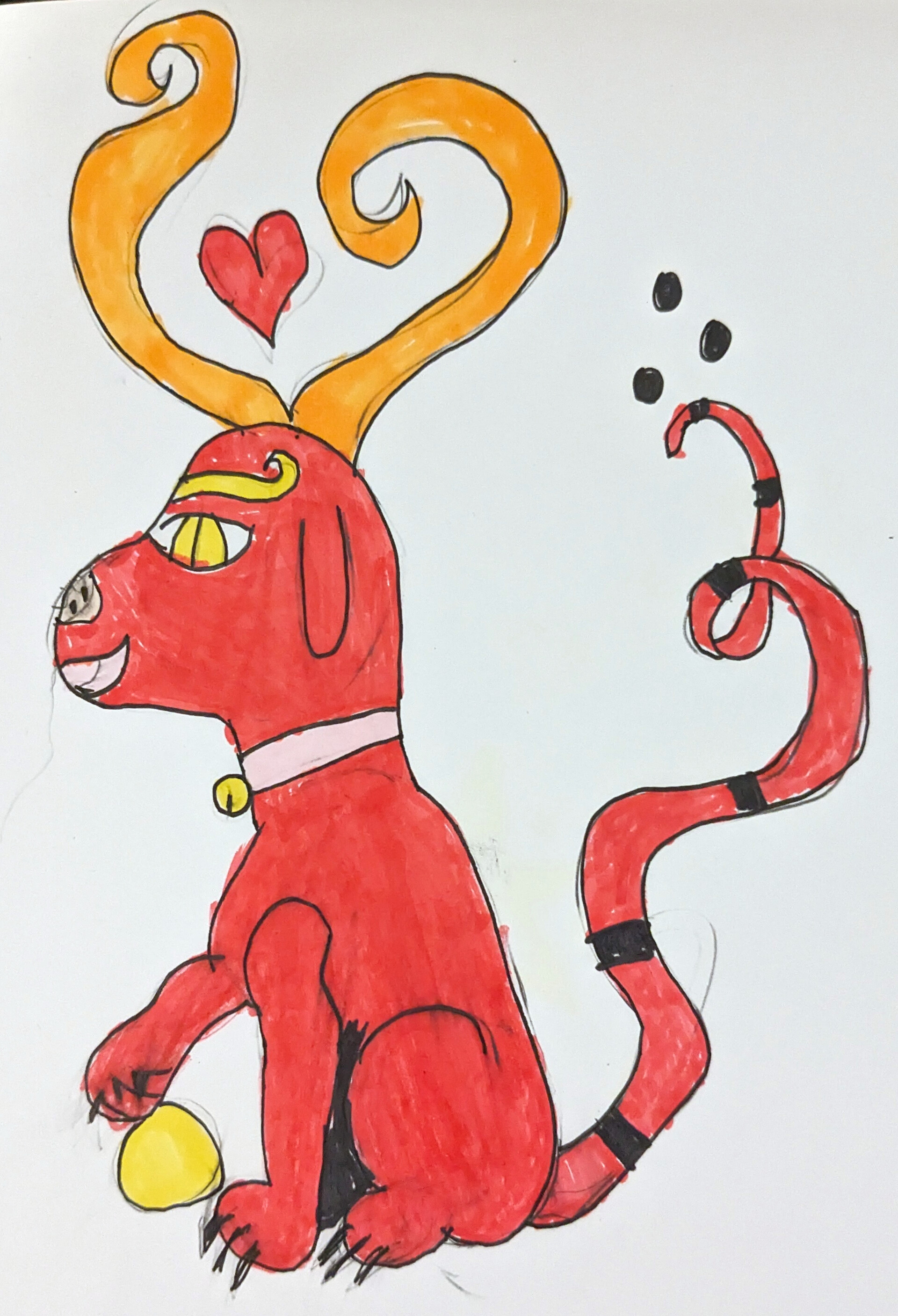 ArtStation - Red Dog Statue