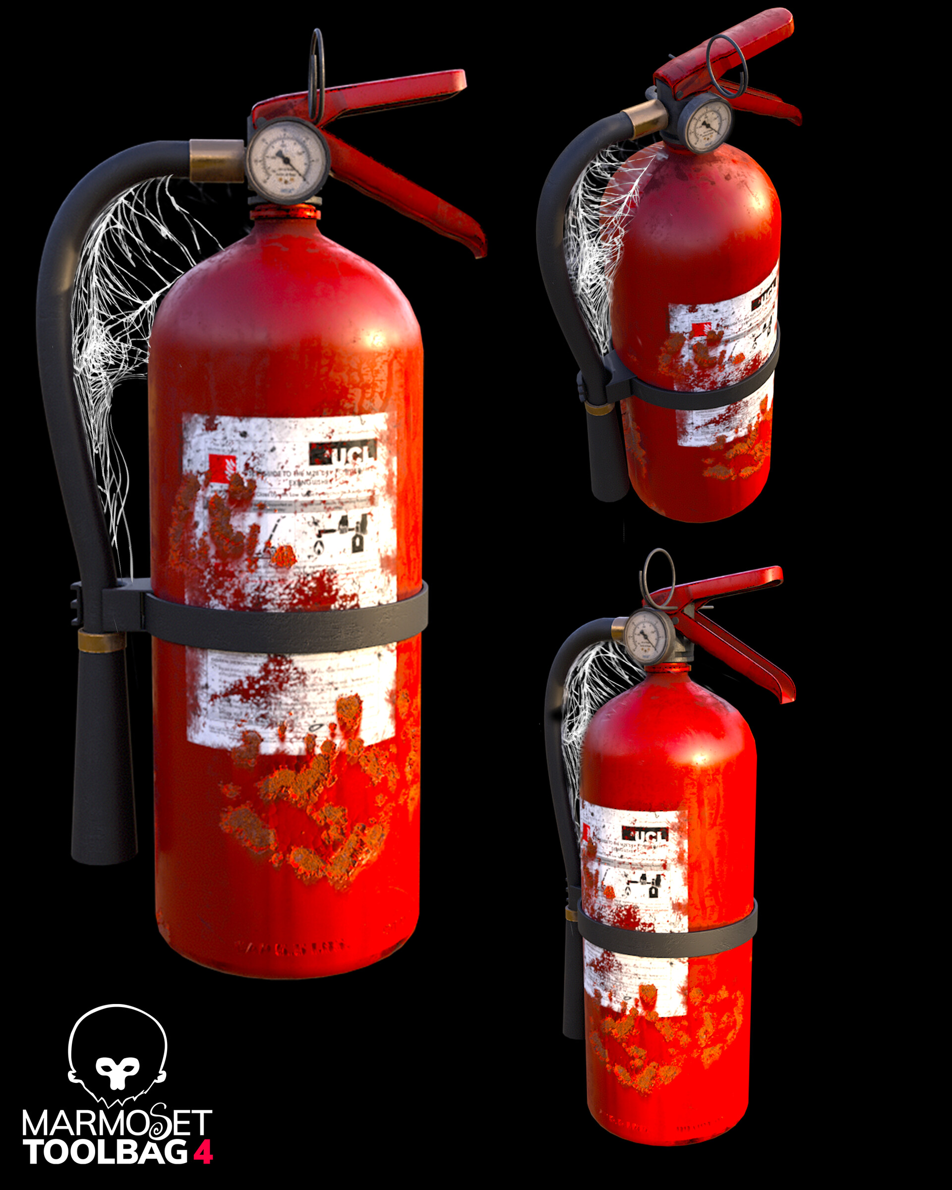 ArtStation - Game-Ready Fire Extinguisher