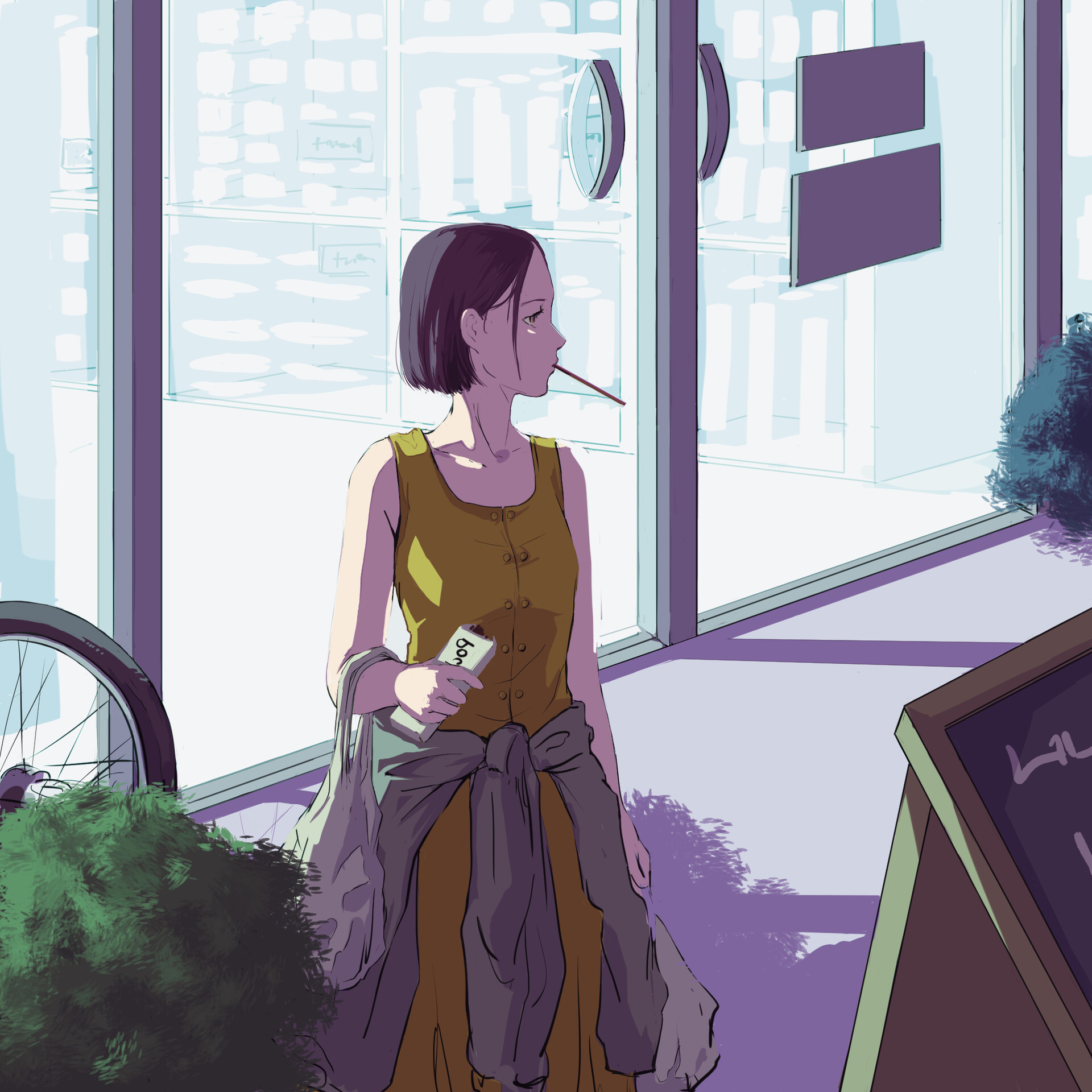 ArtStation - Keiko (from webcomic Death Chat)