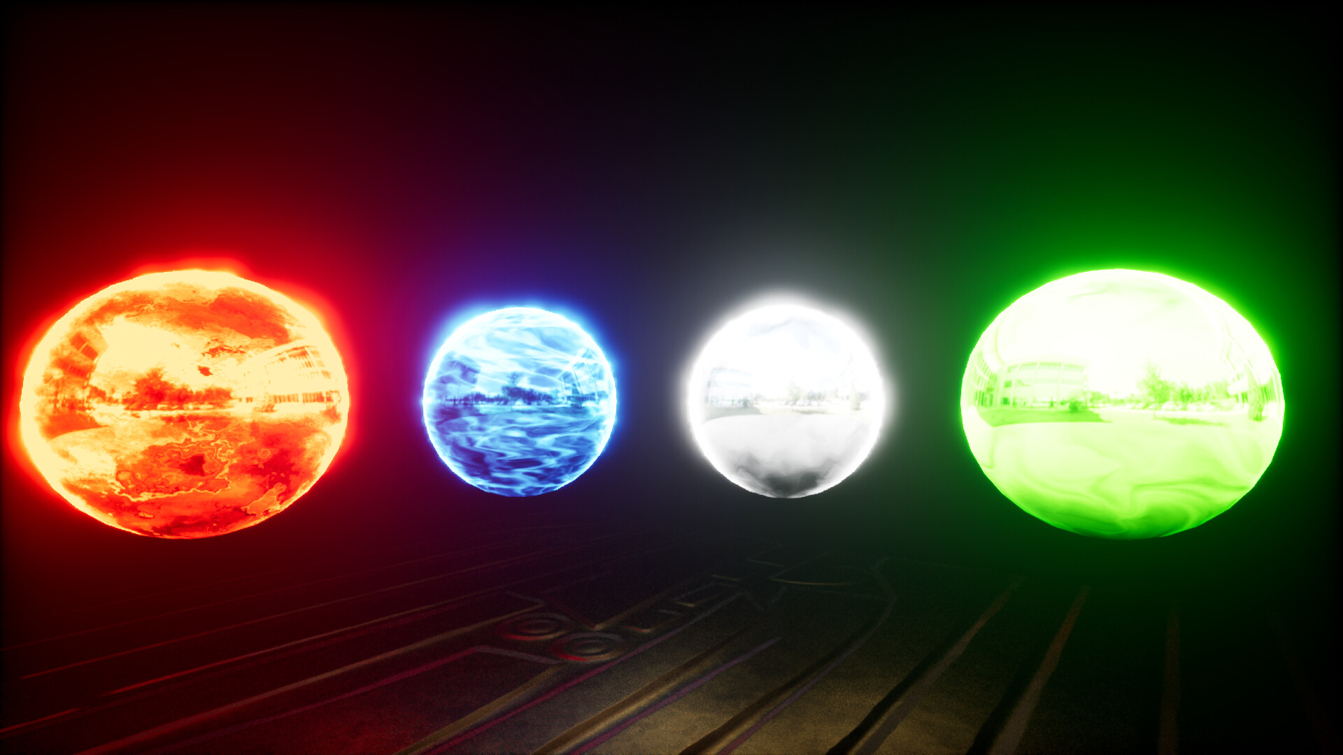 ArtStation - Elemental orbs