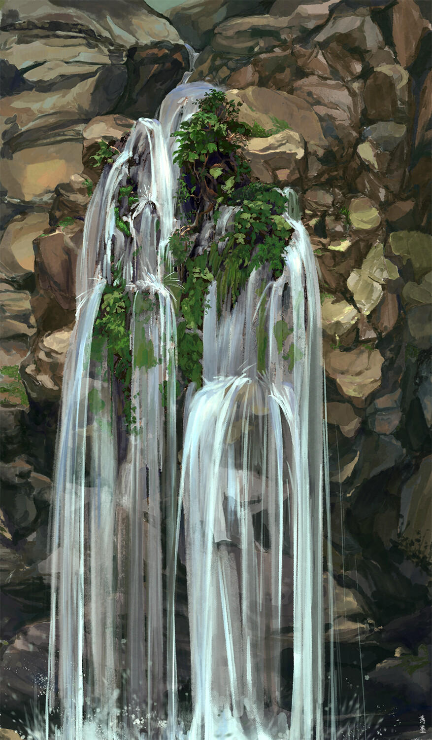 ArtStation - waterfall