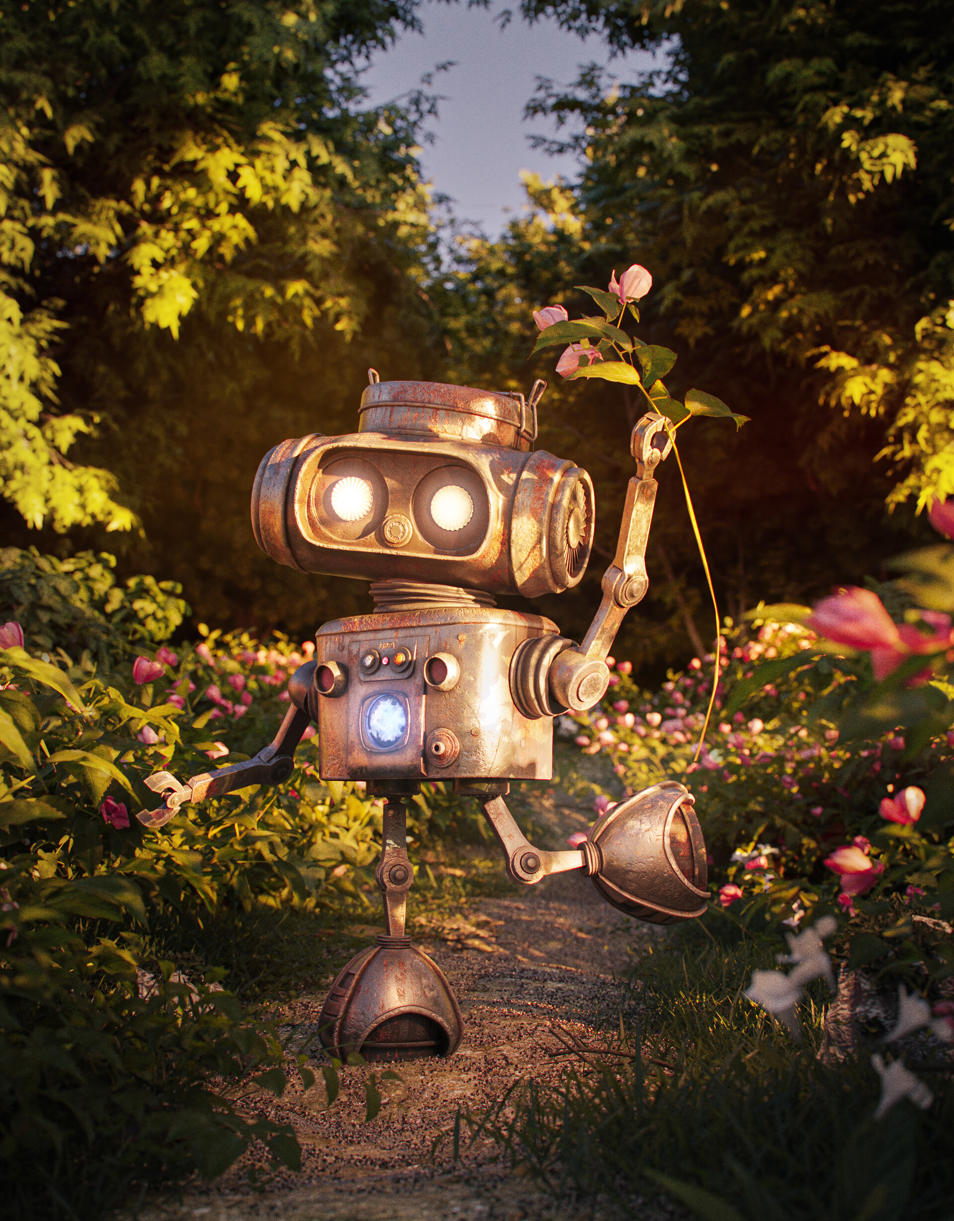 ArtStation - Cute little robot