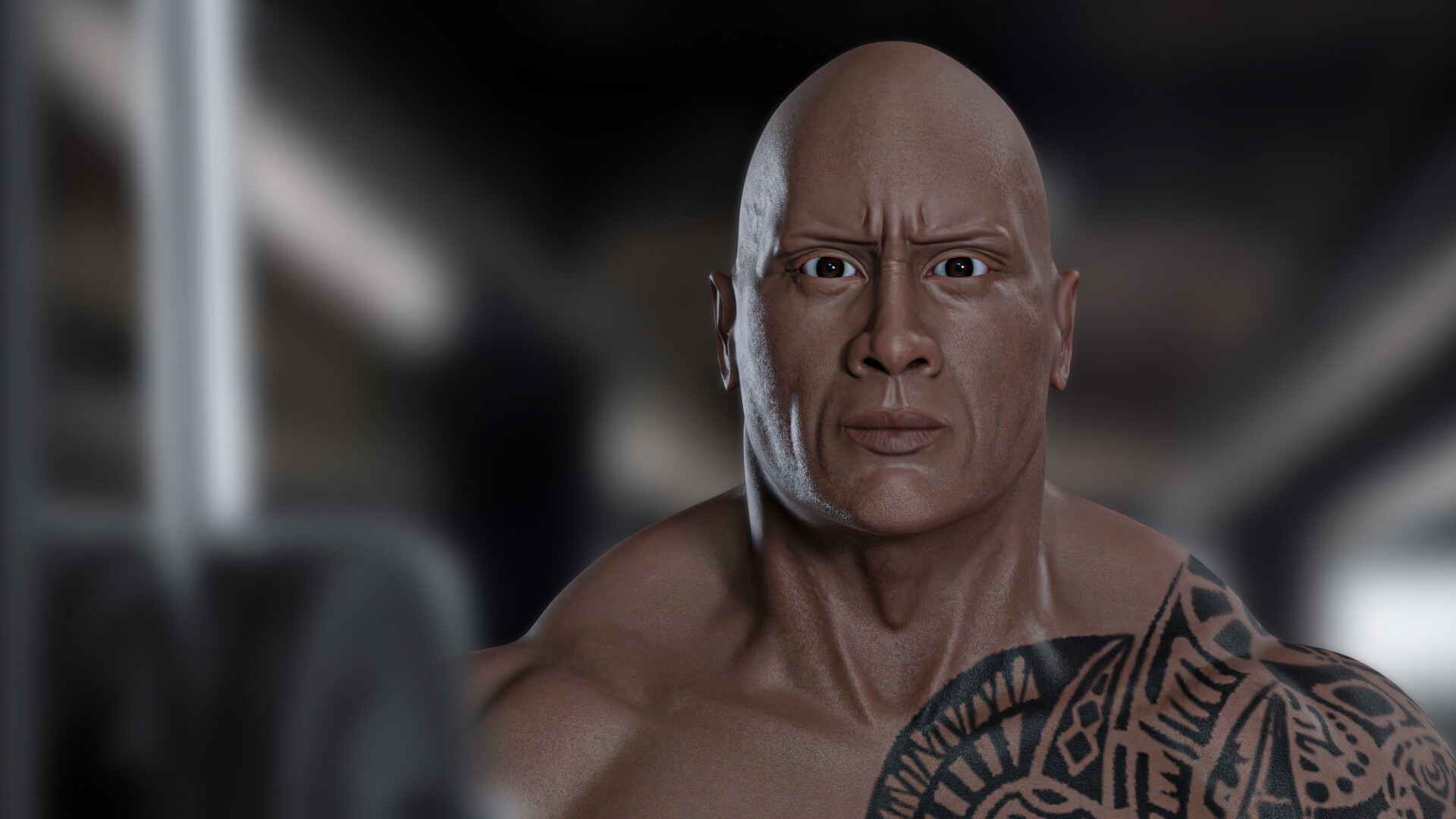 ArtStation - ROCK (Dwayne Johnson)