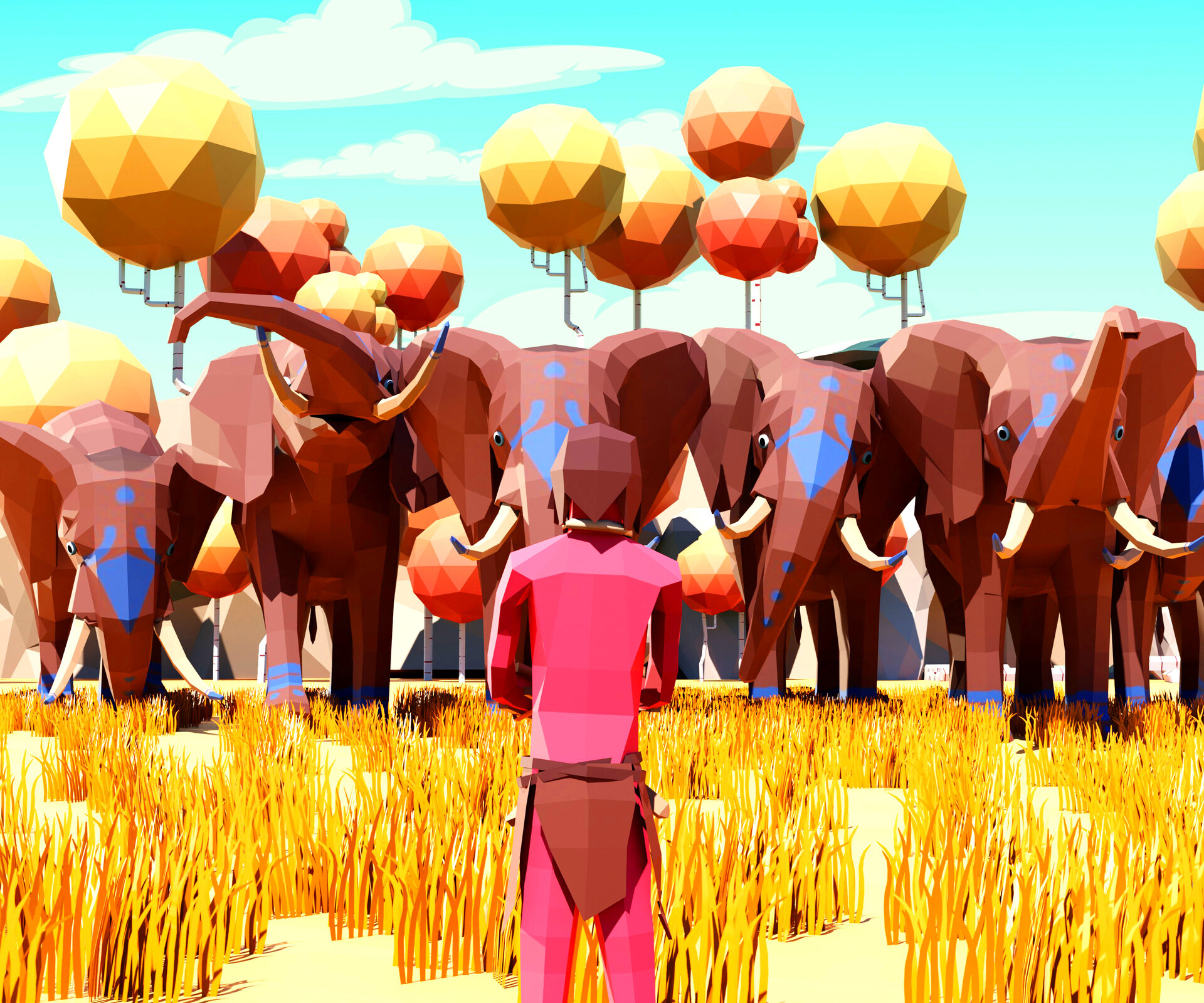 ArtStation - Low Poly Art Style Game Screenshots