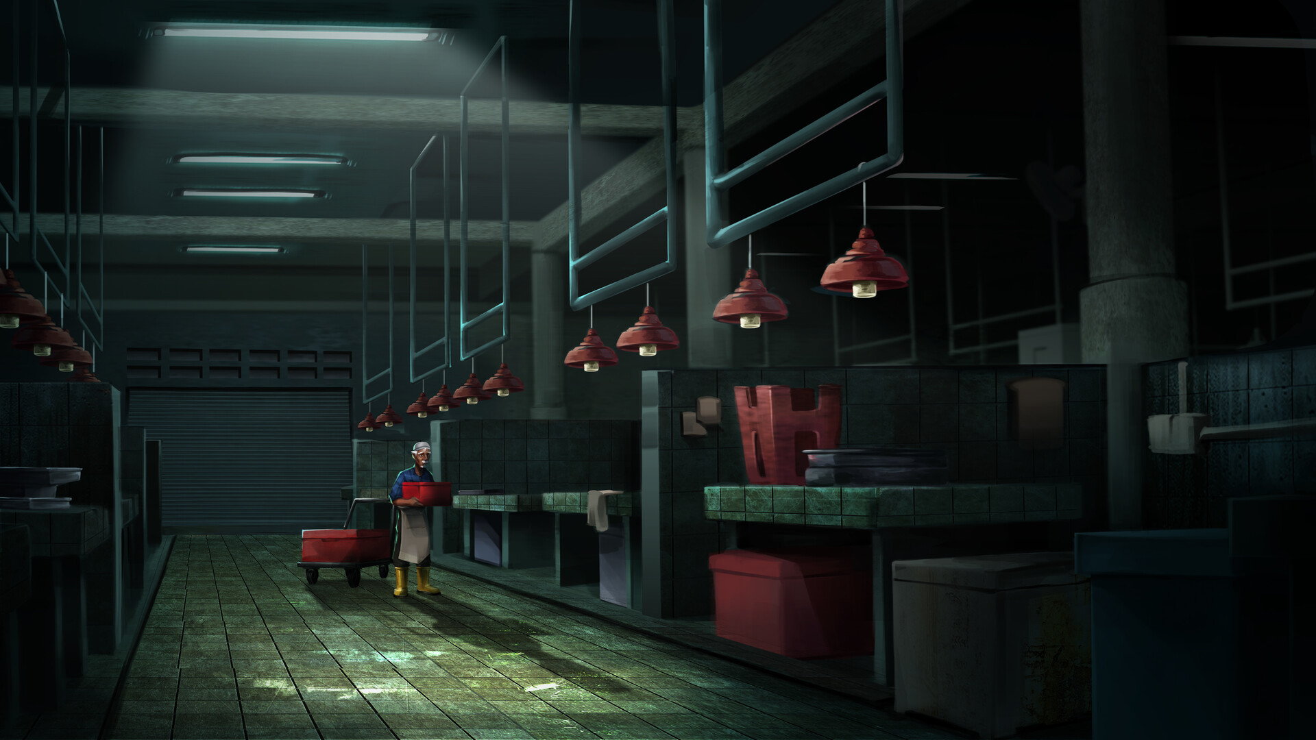 ArtStation - Key Art : Fish Memory