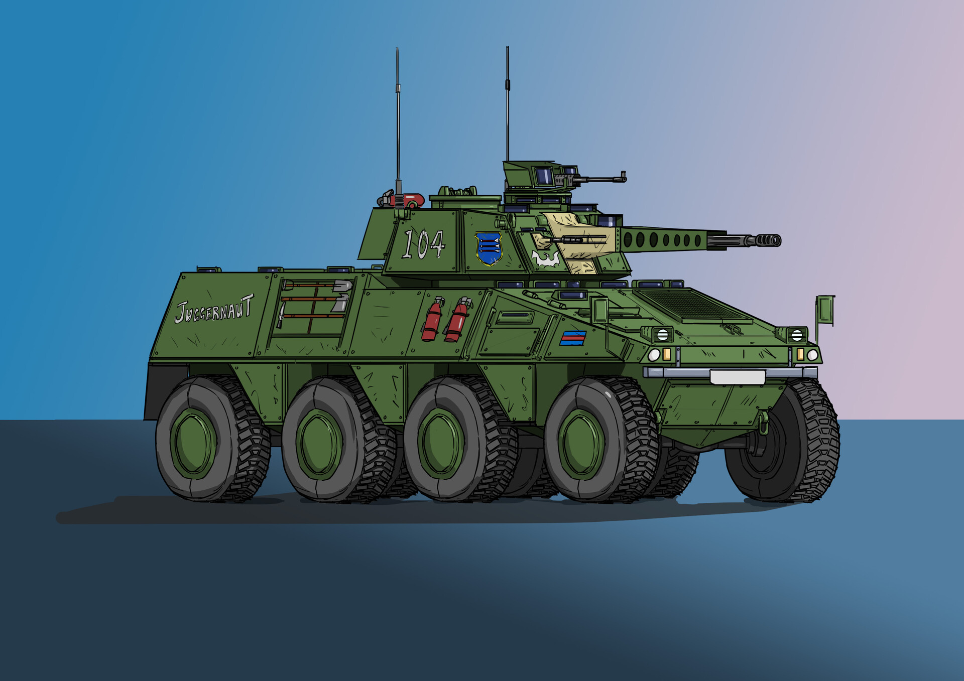 Ryu Y - IFV Concept/Design: IFV 'Fencer'