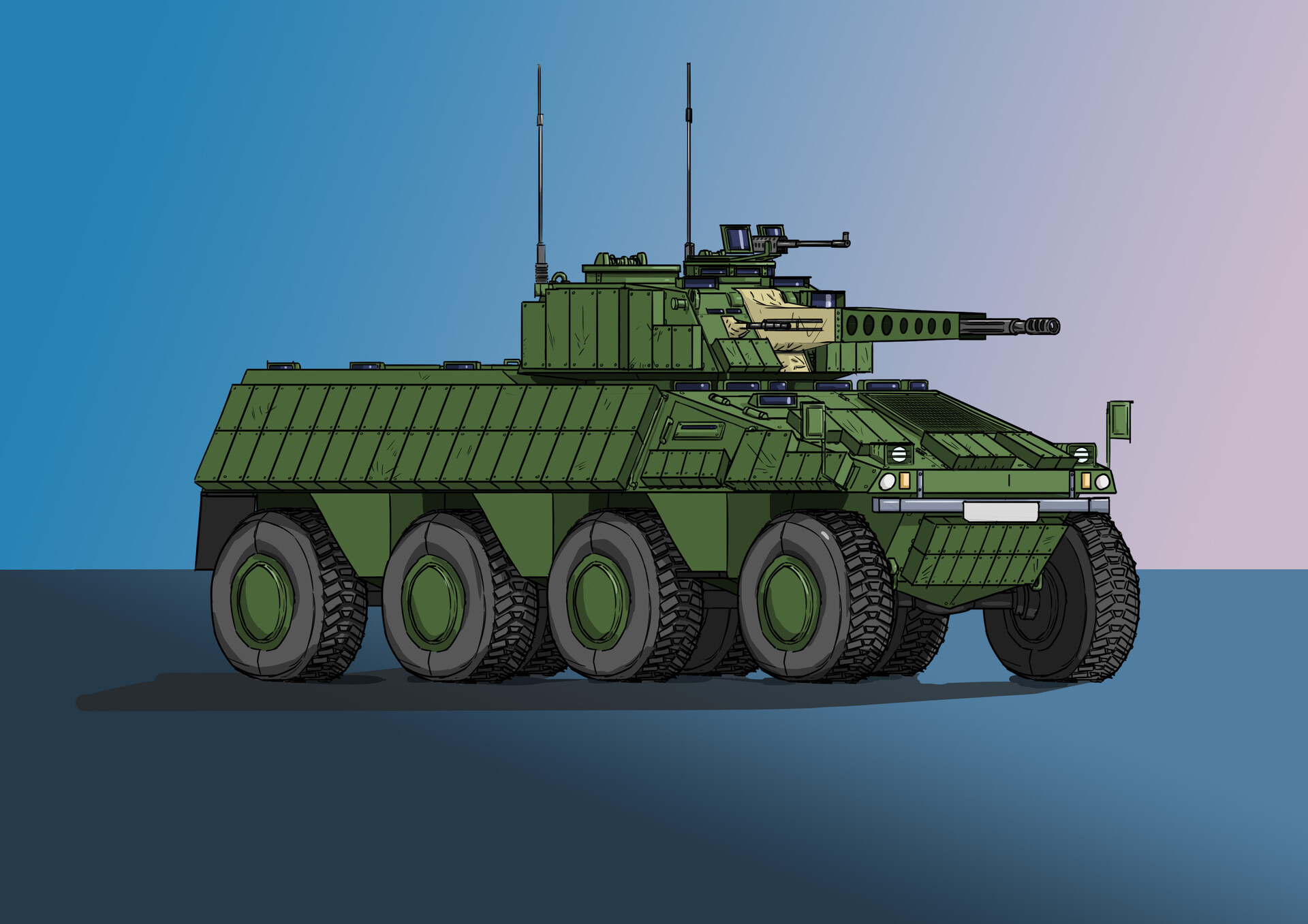 Ryu Y - IFV Concept/Design: IFV 'Fencer'