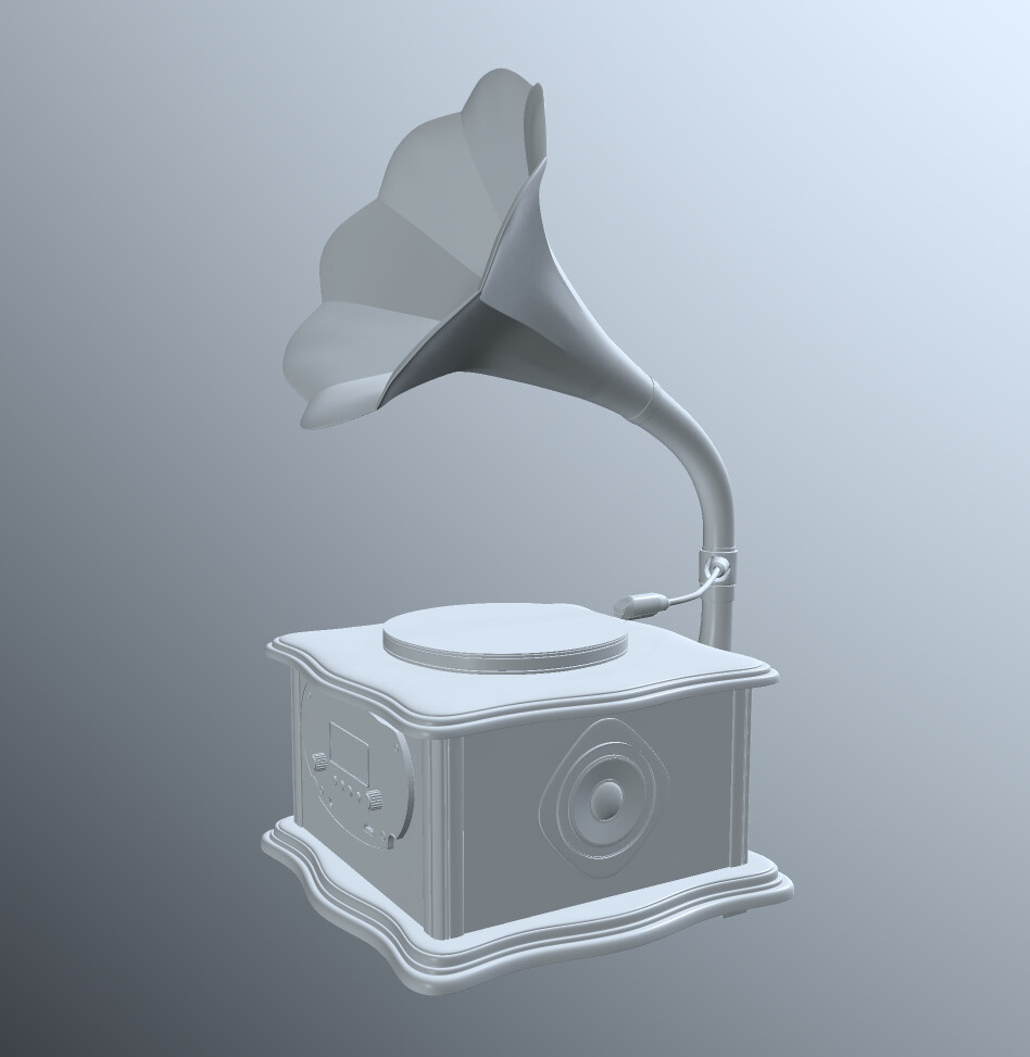 ArtStation - Vintage Phonograph