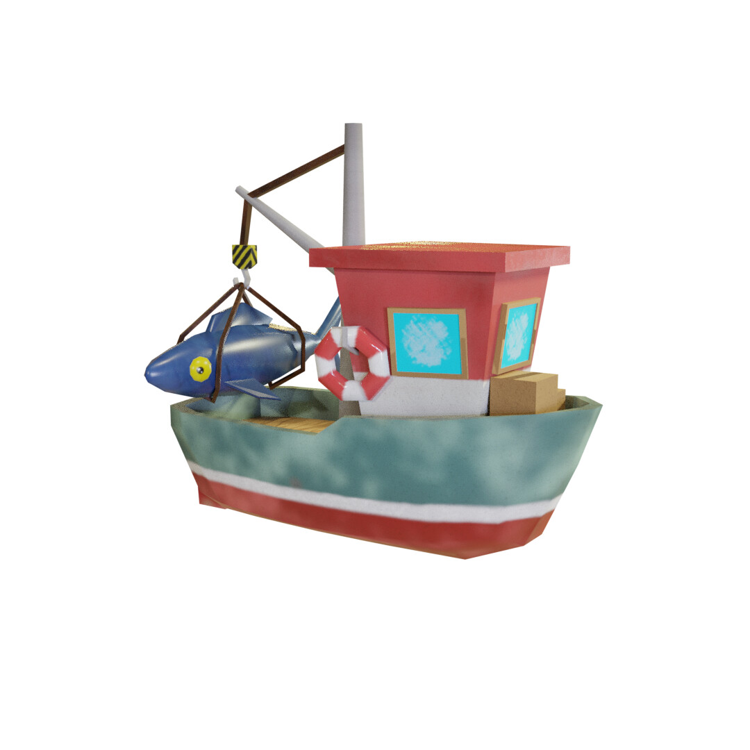 ArtStation - Three game boats