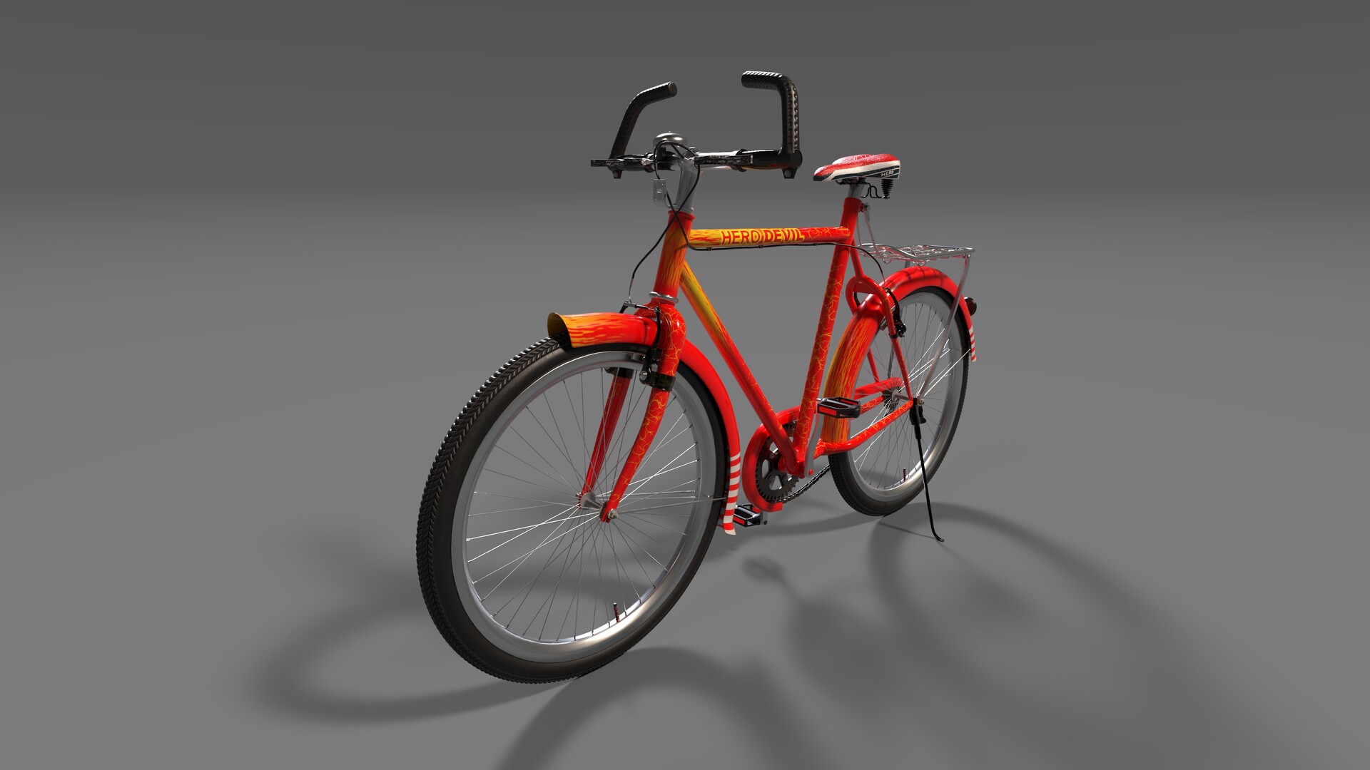 ArtStation - Modeling and Texturing Bicycle