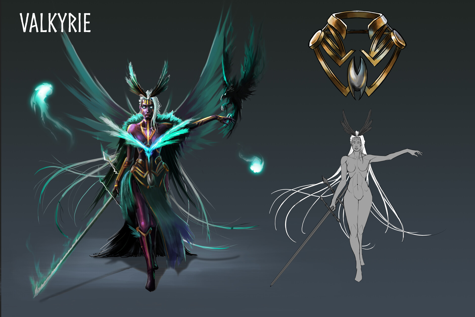 Nick Maarschalkerweerd - Character Design - Valkyrie