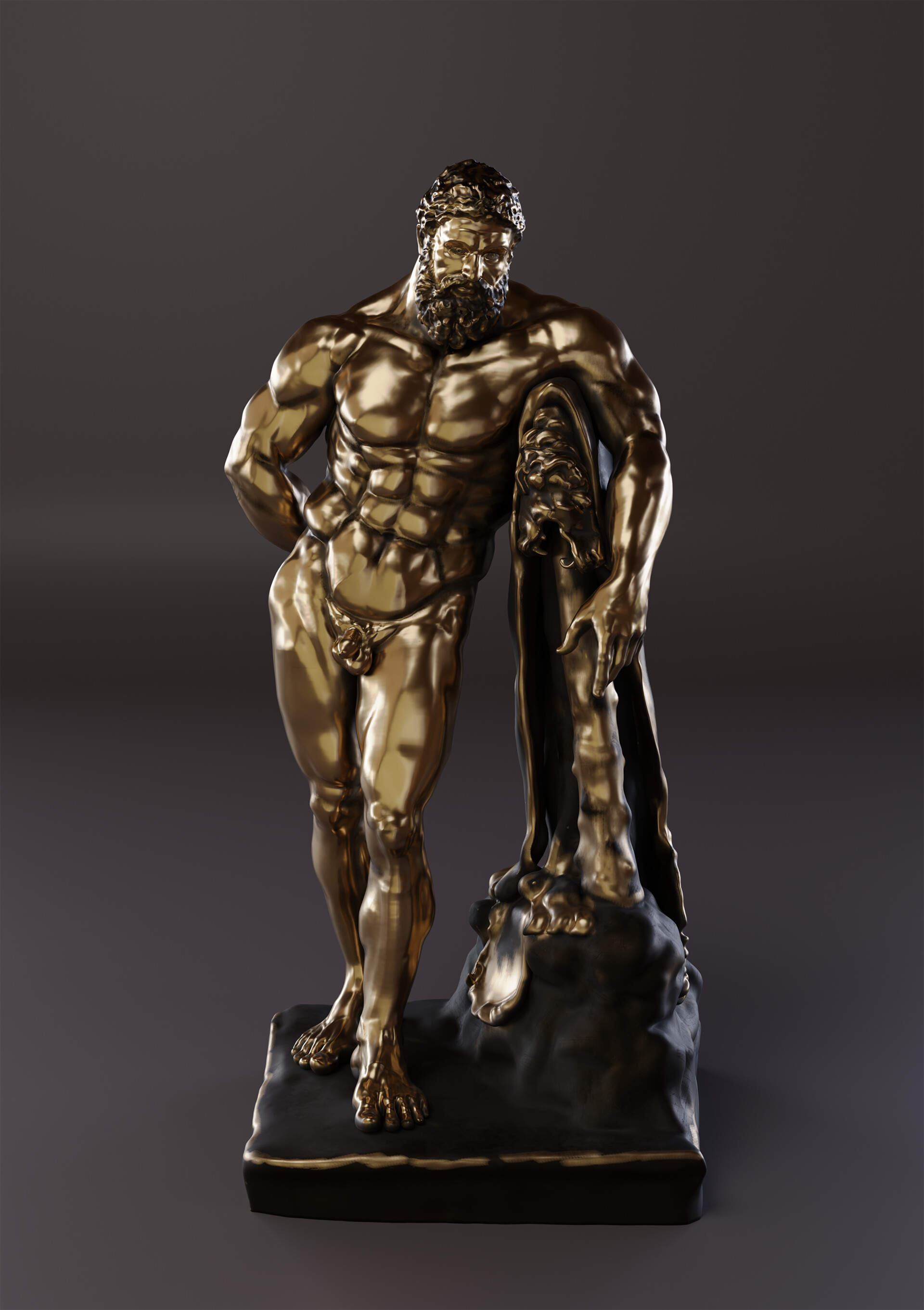 ArtStation - Statuette of Hercules