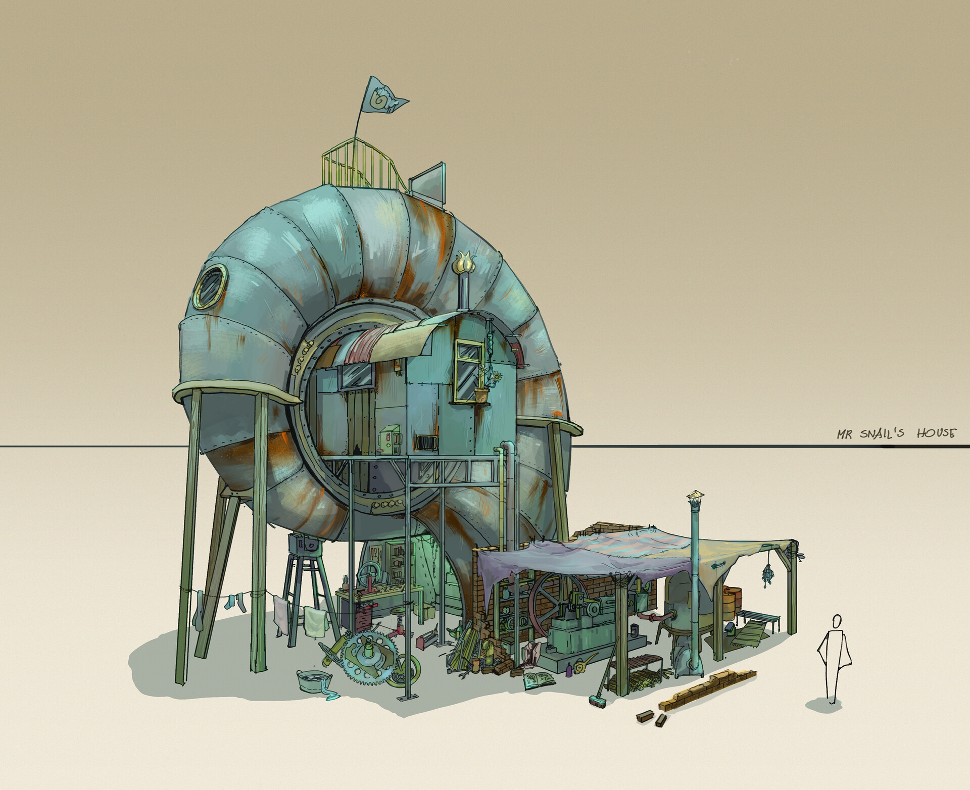 ArtStation - Mr Snail's House