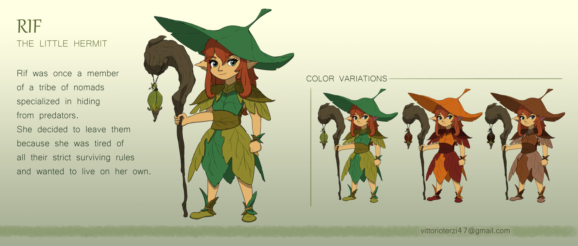 ArtStation - HERMIT Project Character Design