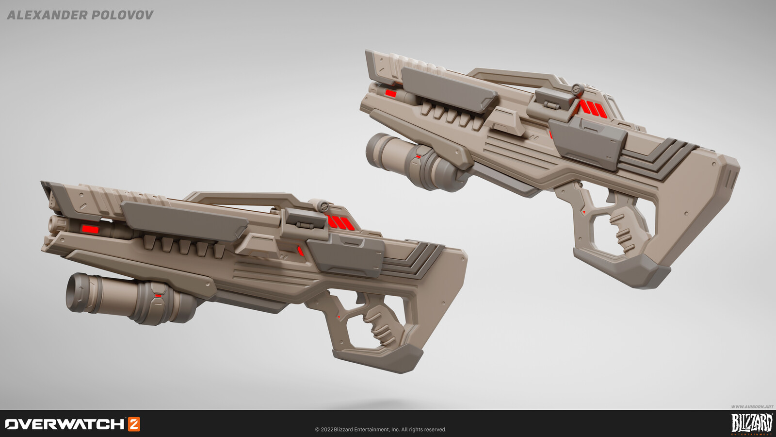 Alexander Polovov - Overwatch 2 - Soldier 76 Bug Hero Weapon