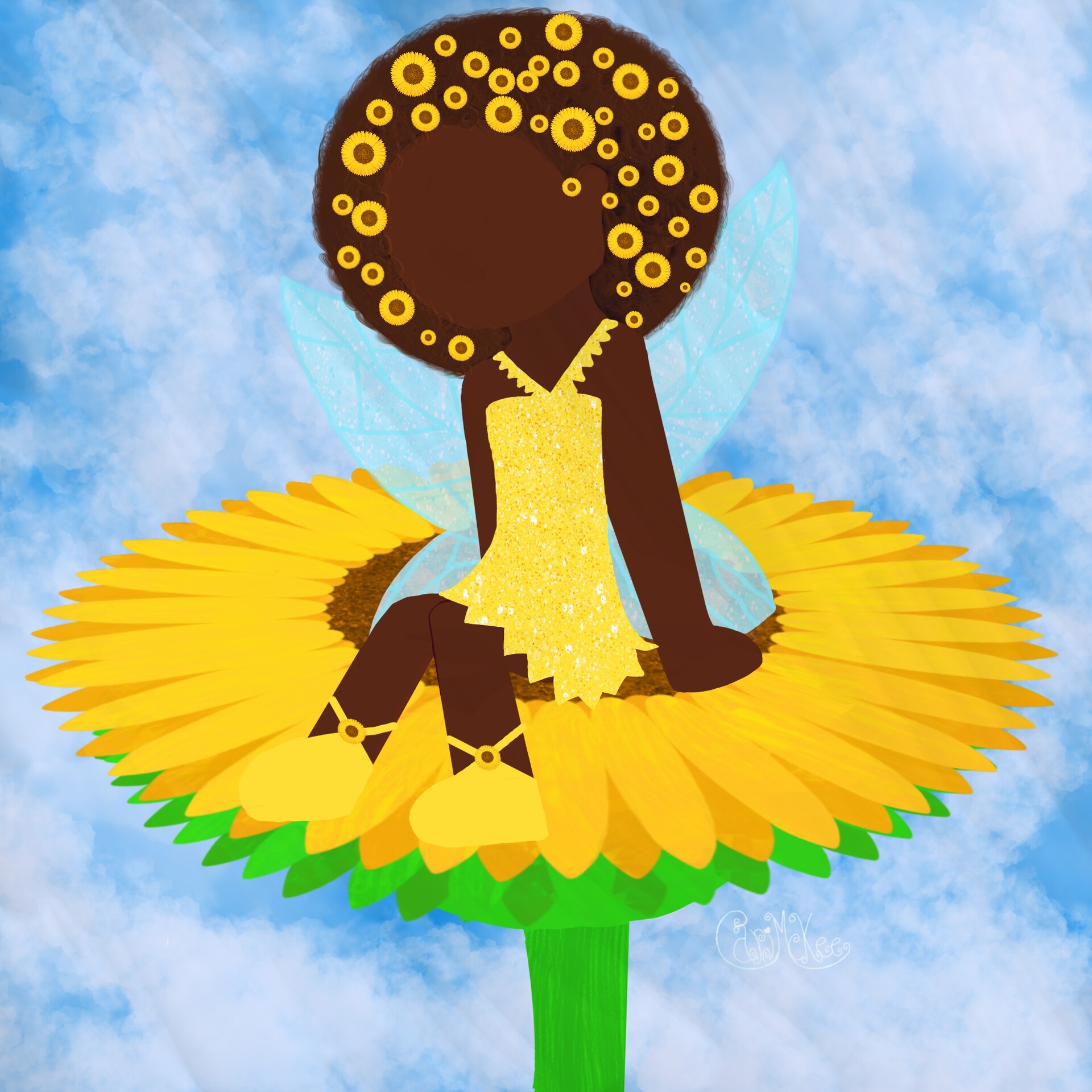 ArtStation - Sunflower Fairy