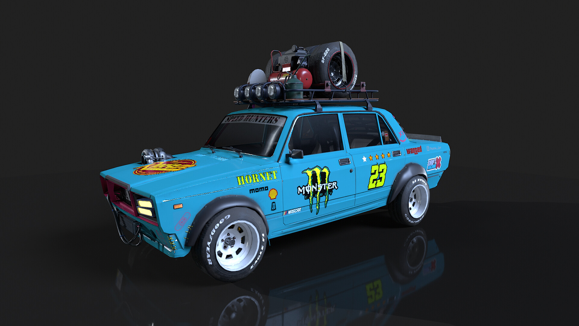 ArtStation - Vaz 2107 Custom