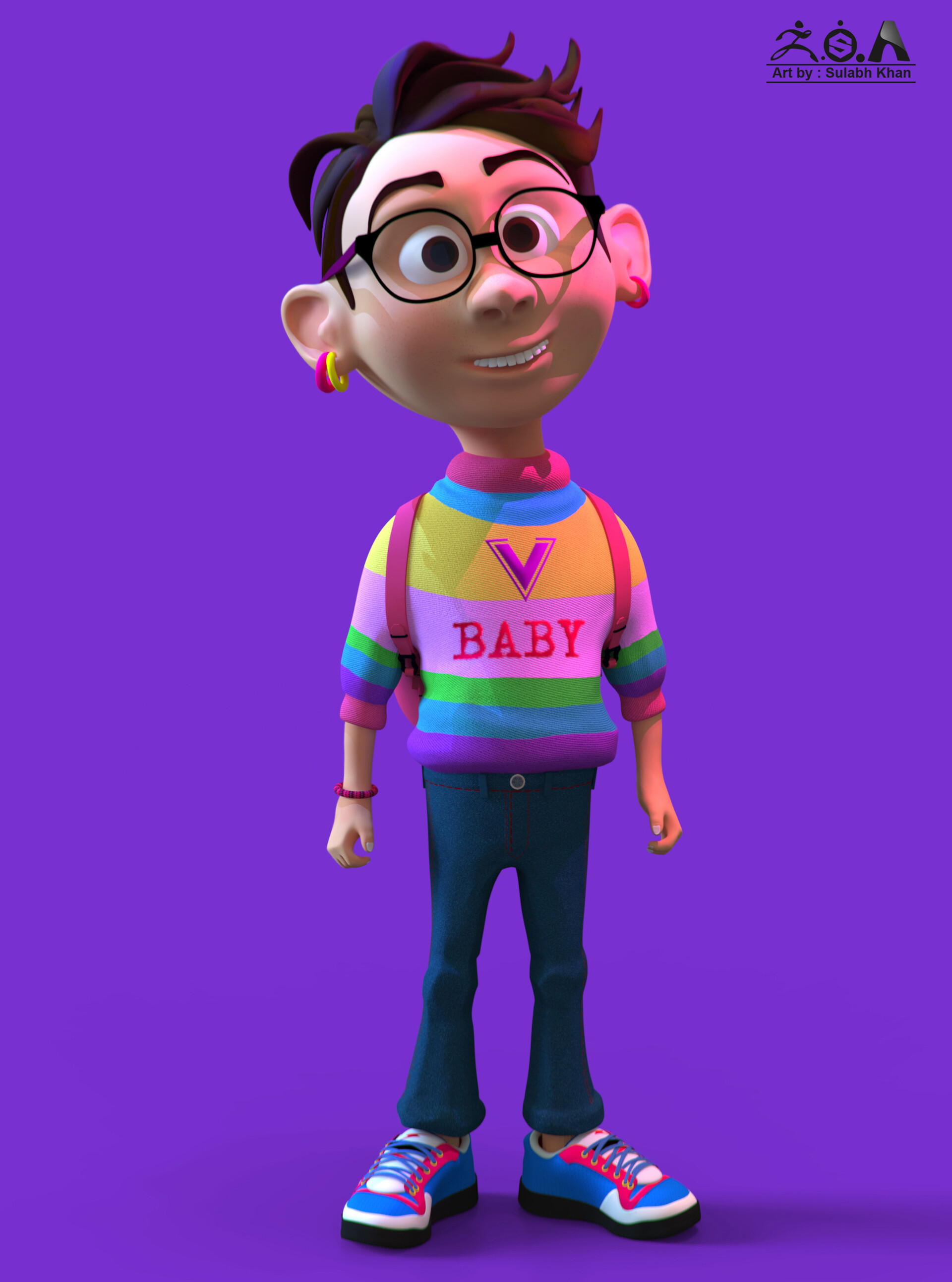 ArtStation - Baby Girl Character 3D Modeling