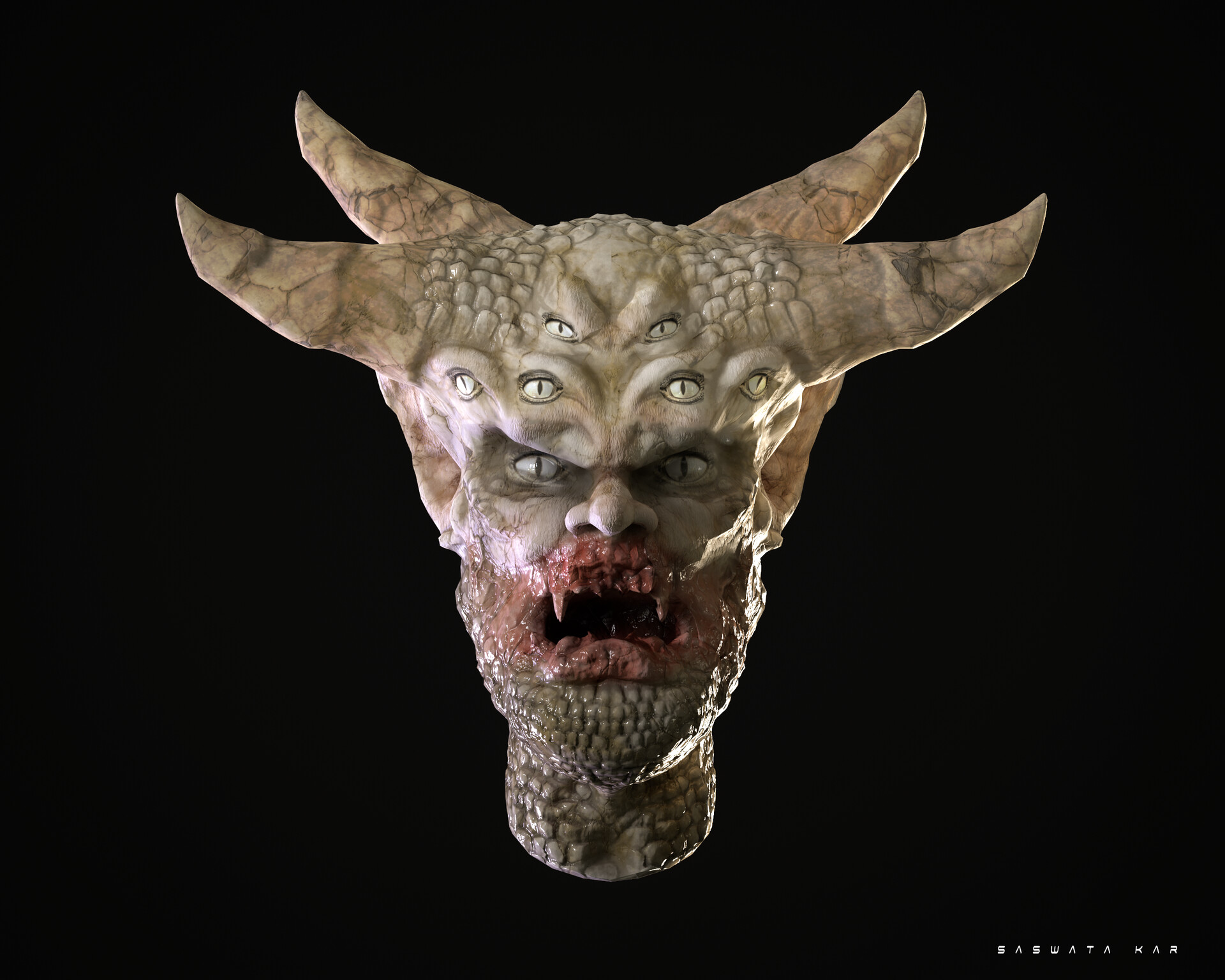 ArtStation - alien head