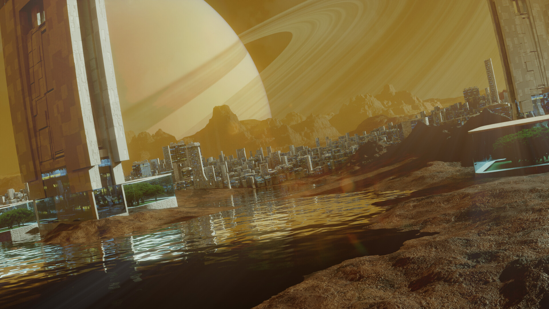 ArtStation - Sci-fi Titan base