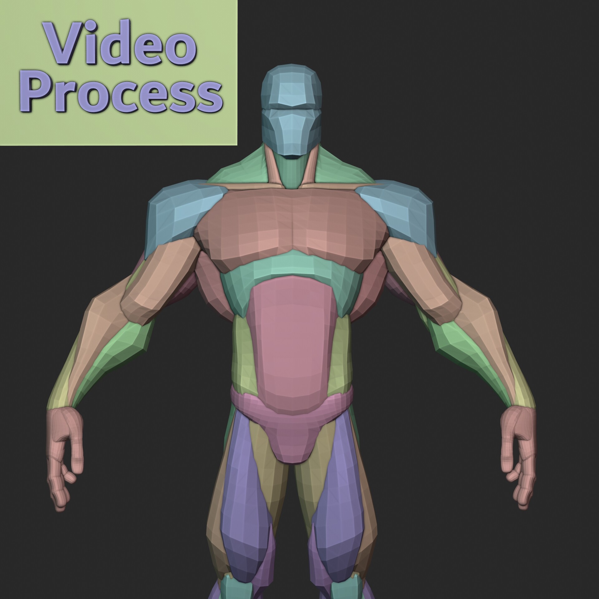 George Zaky - Stylized Anatomy Blockout Video Process