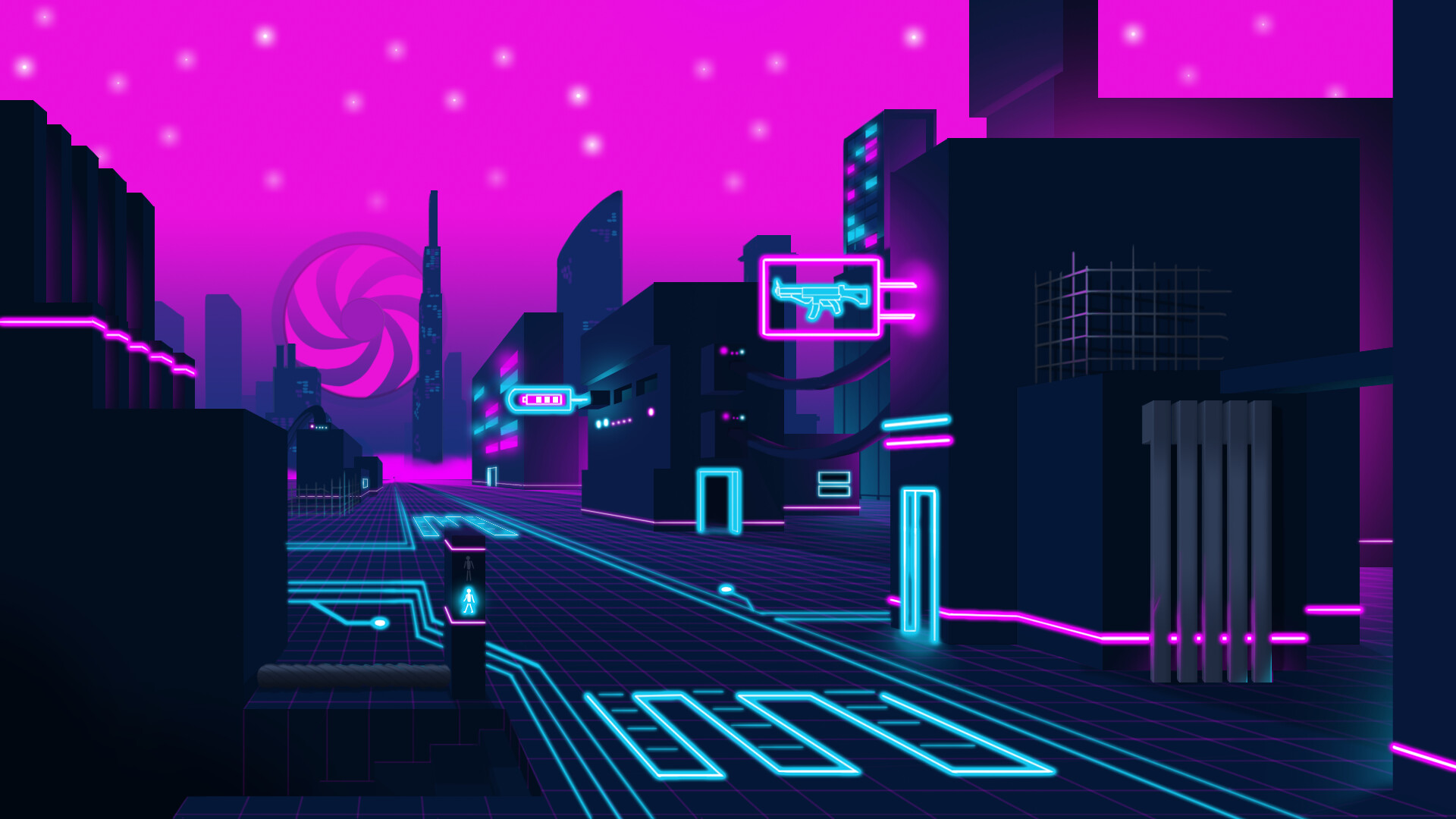 ArtStation - Synthwave Vibe