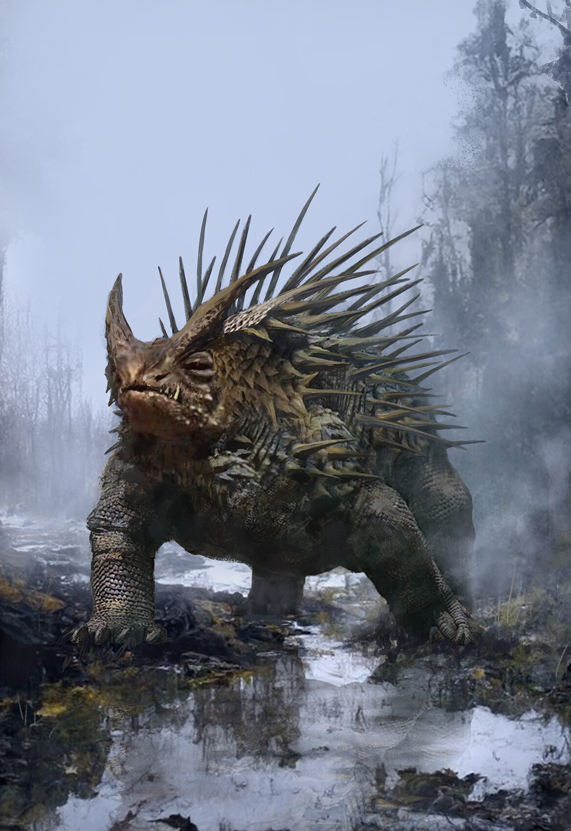 Hedgehog by Tomasz Ryger : r/ImaginaryBeasts