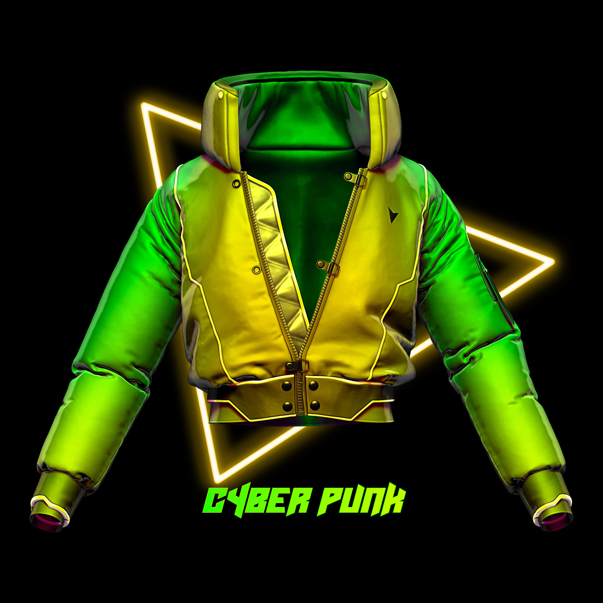 FELIX DSOUZA - Cyberpunk Bomber Jacket