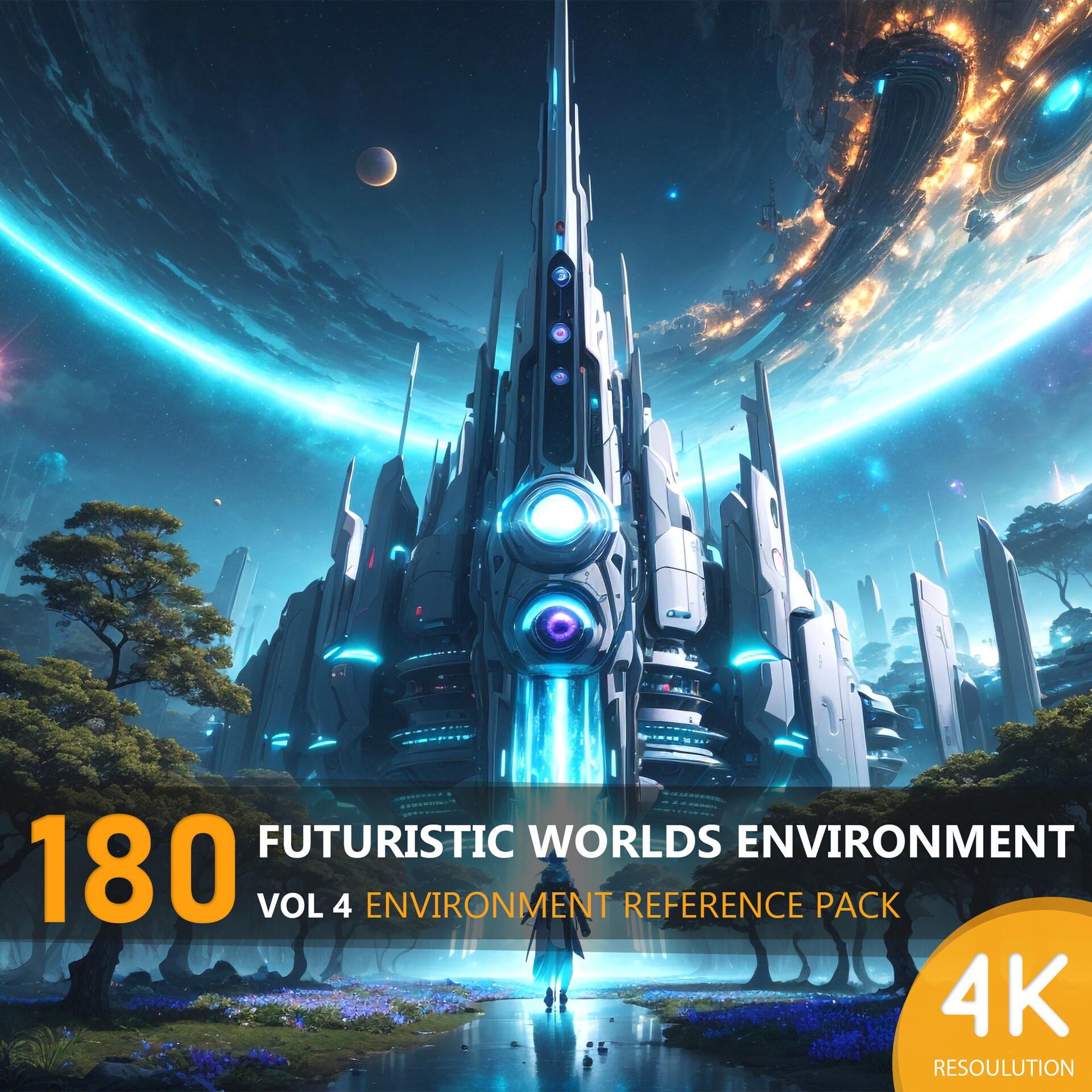ArtStation - Futuristic Worlds Environment Vol4-4K|Environment ...