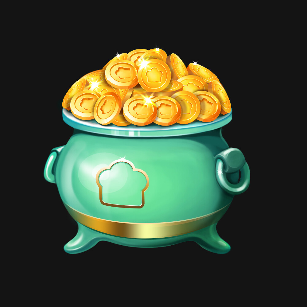 ArtStation - Pot Of Gold Coin