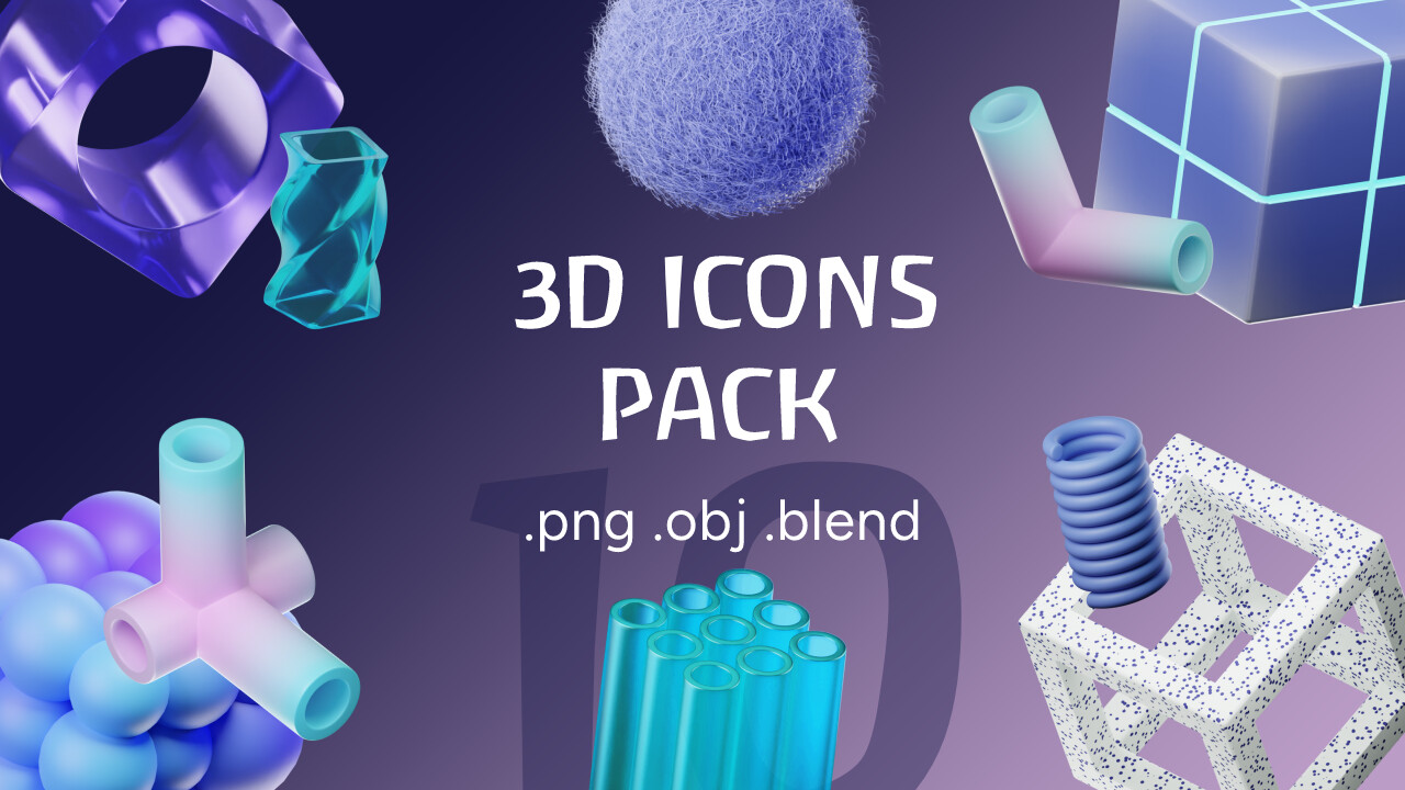 ArtStation - 3D Icon Pack