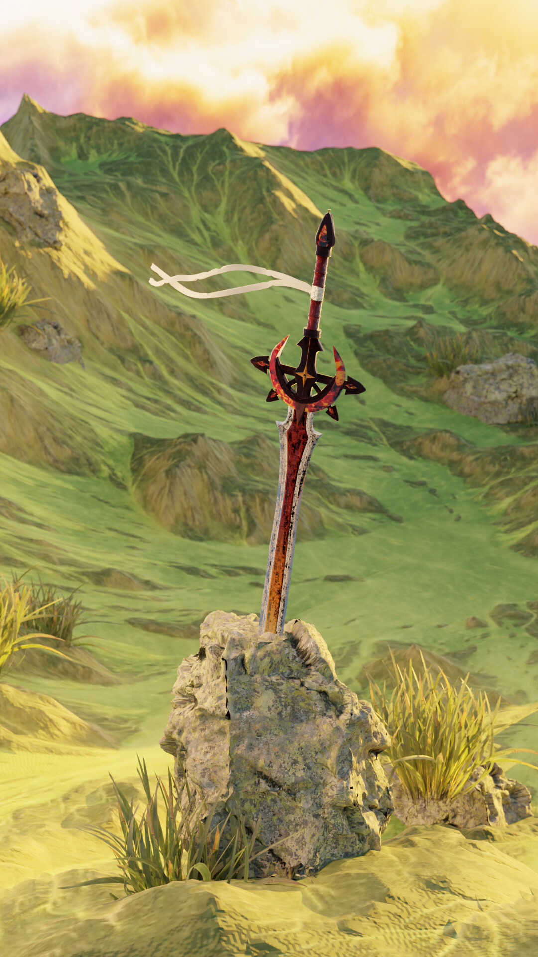 ArtStation - Old Fire Sword