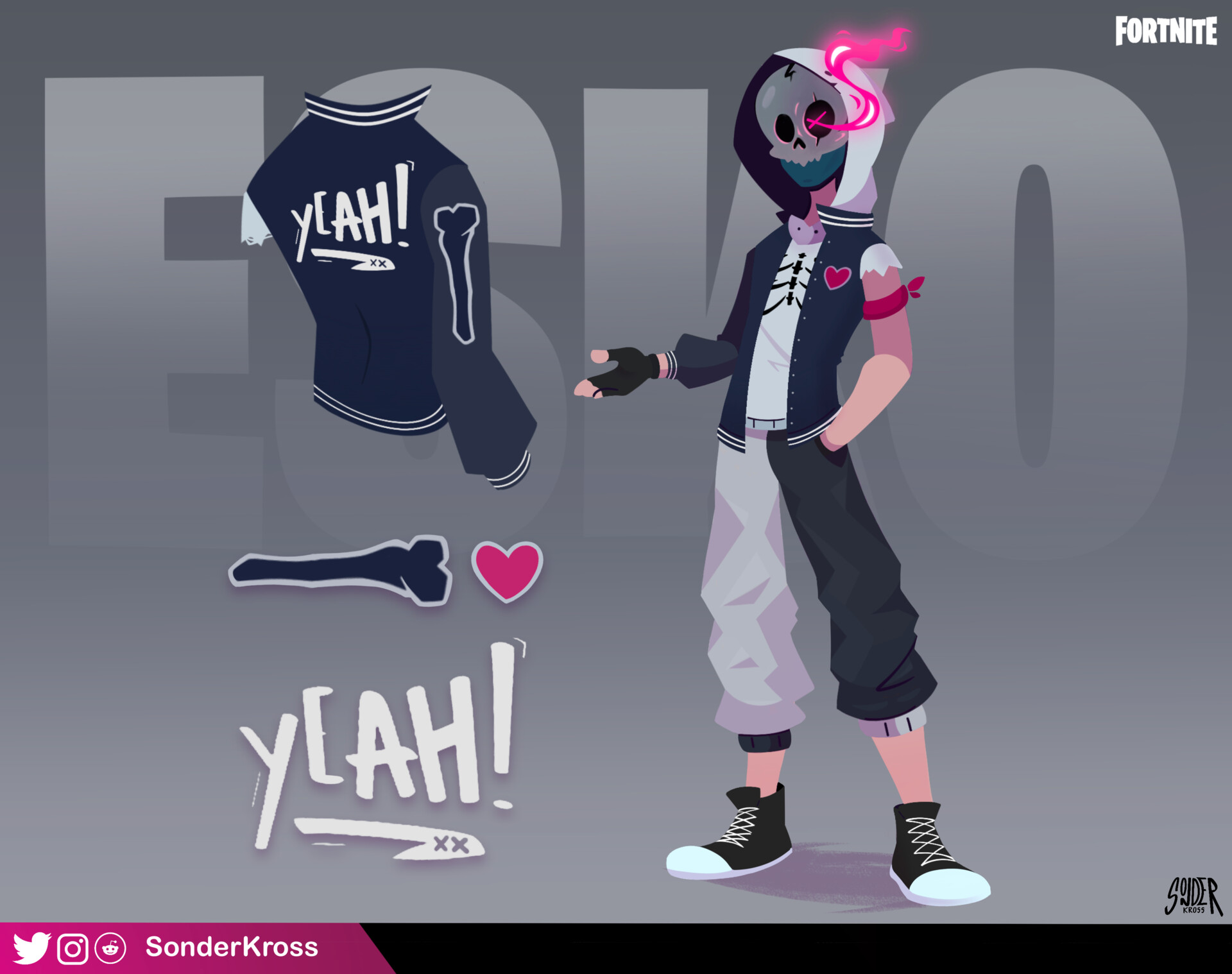 ArtStation - Fortnite Skin Concept - Esko