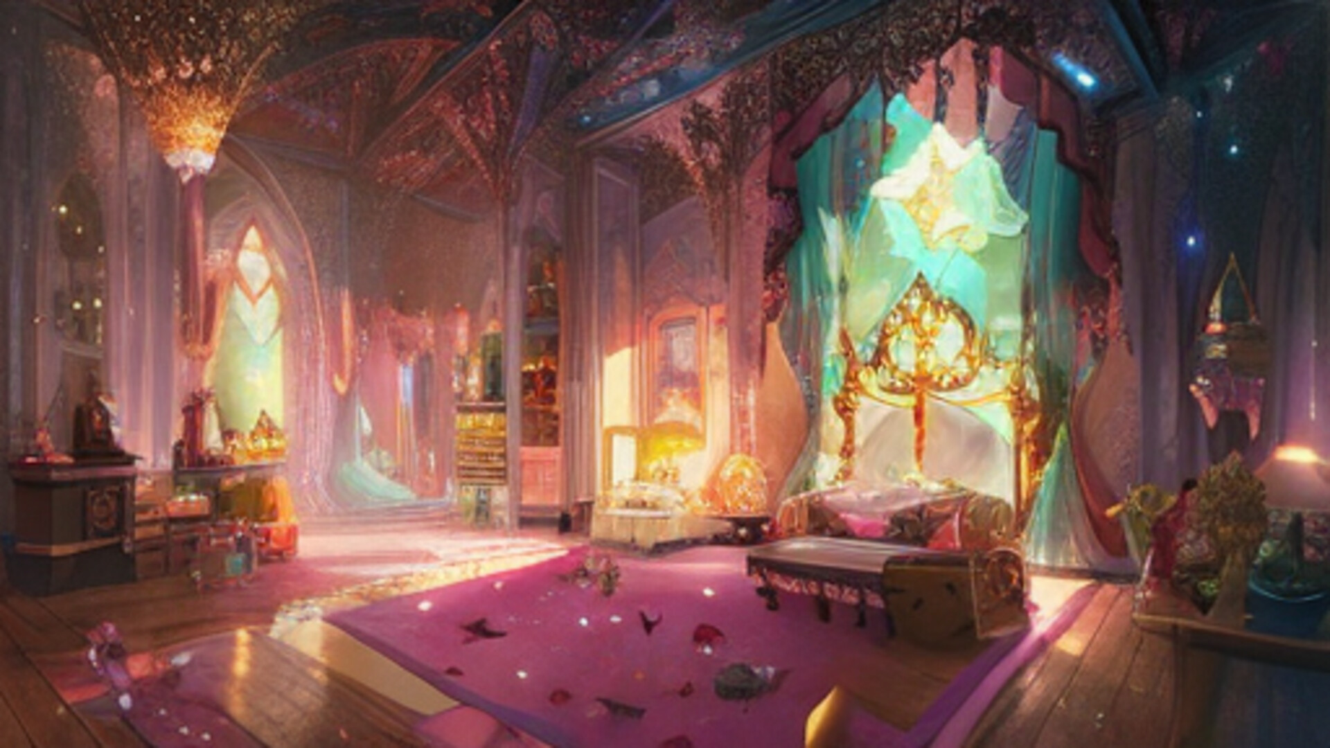 Public Domain - Fantasy Bedroom 1