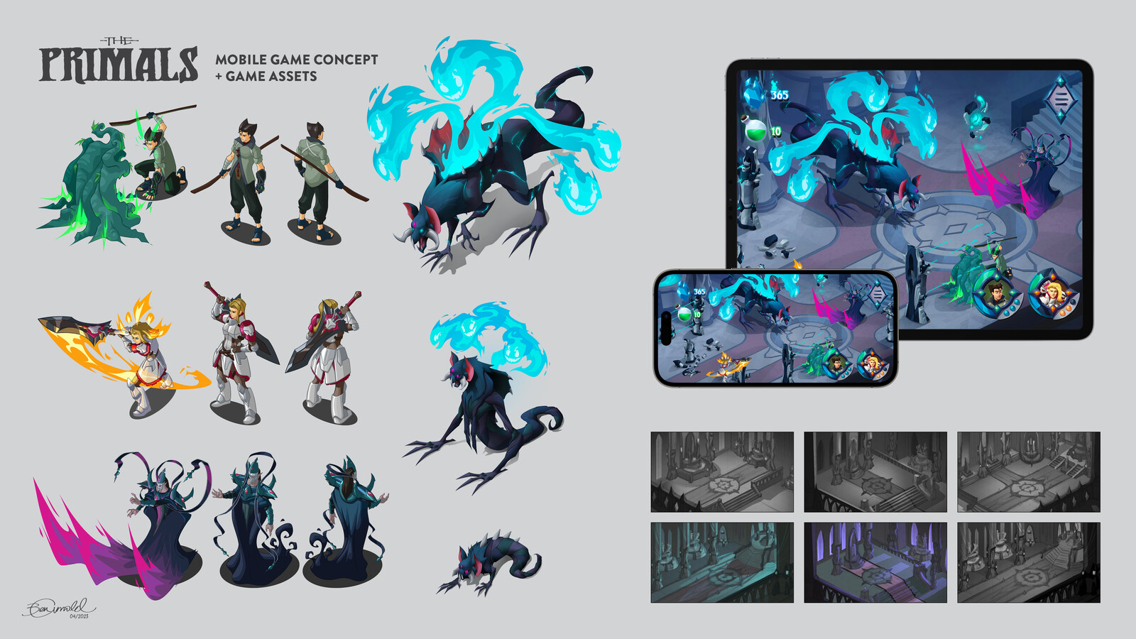 Benjamin Arnold (Ben Arnold Art) - The Primals Mobile Game Concept and ...