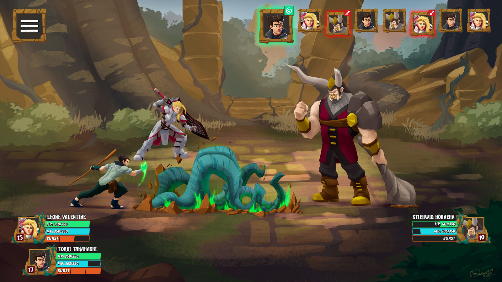 Benjamin Arnold (Ben Arnold Art) - The Primals Turn-based Game Concept