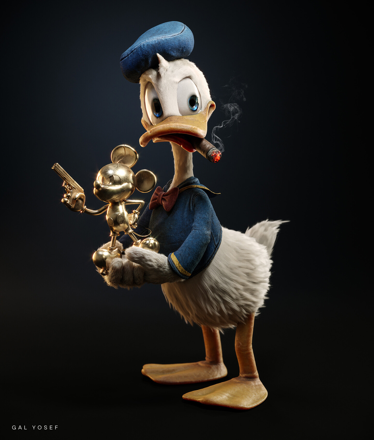 ArtStation - Donald Duck Found A Treasure