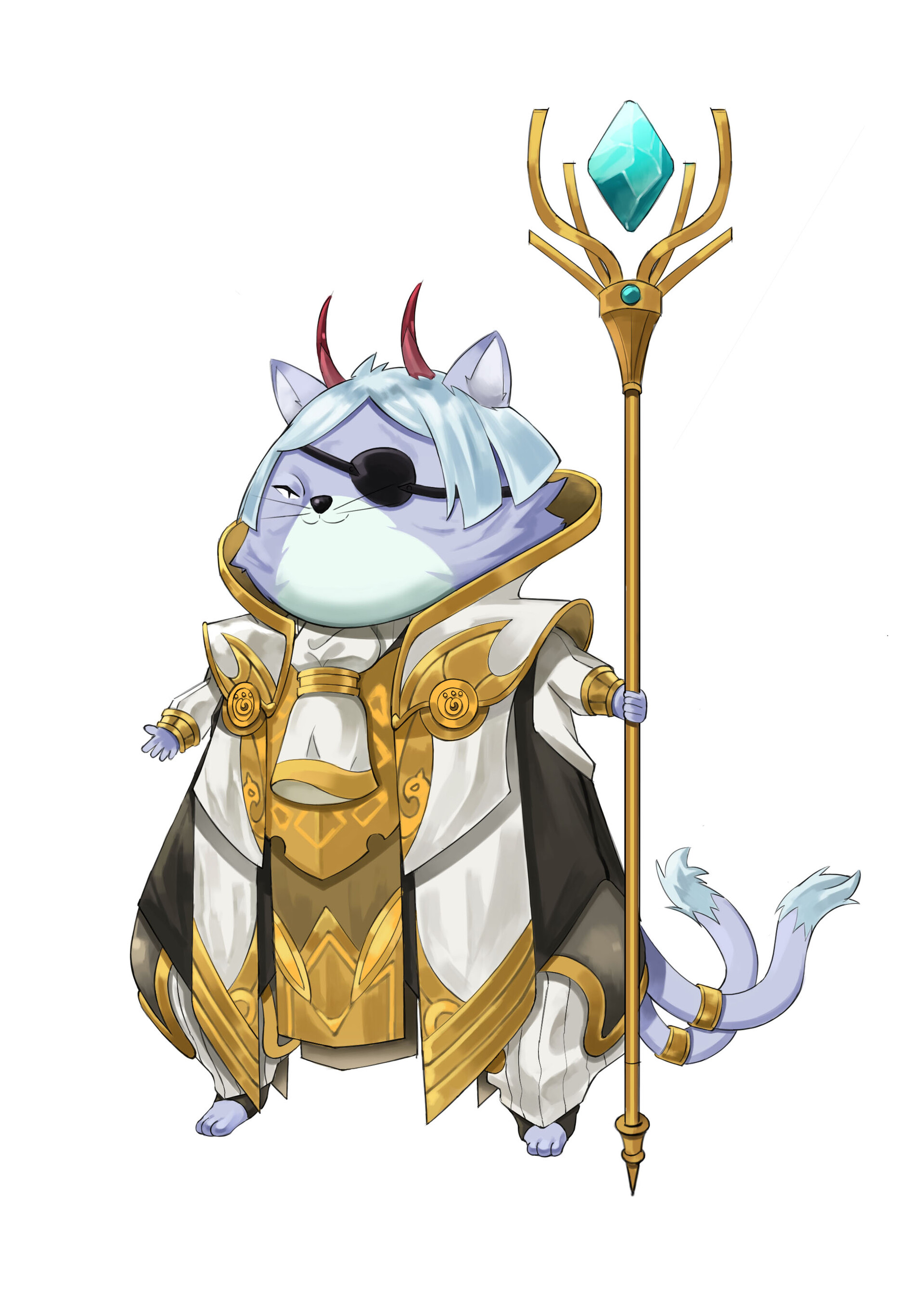 ArtStation - Cat Mage