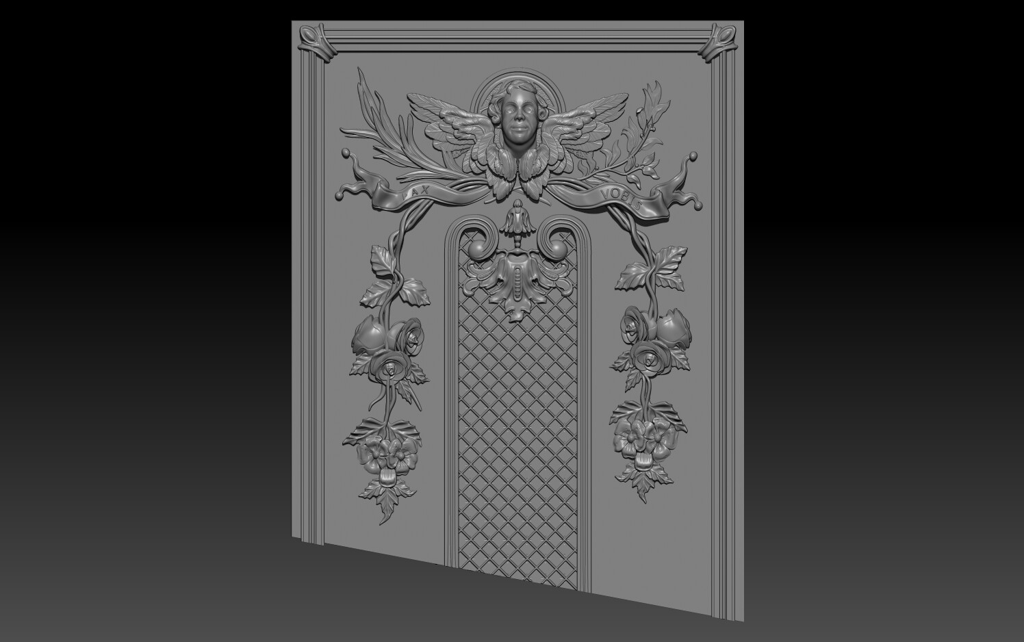 ArtStation - Funeral Plaque