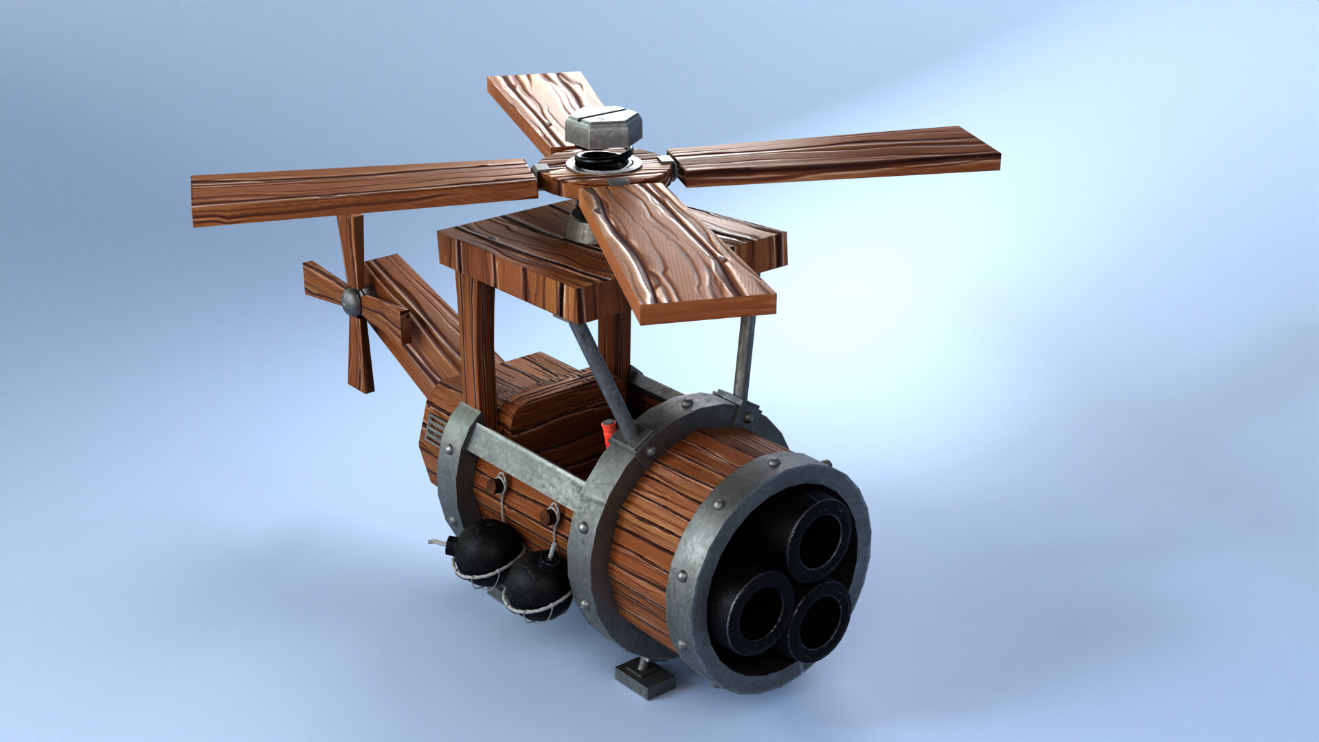 ArtStation - Battle copter (coc)