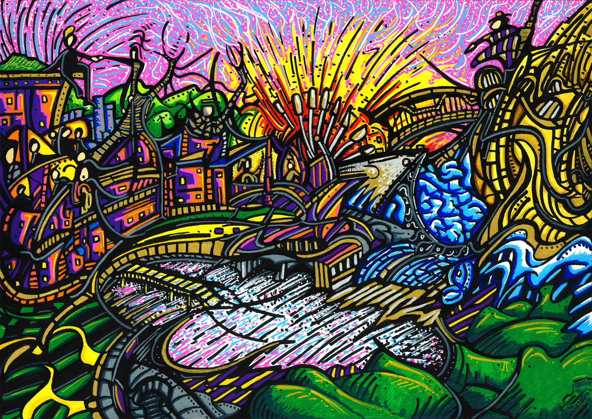 ArtStation - Surprise Attack!!