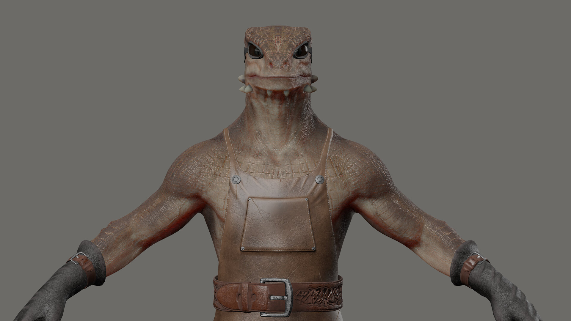Hullal Miah - Argonian Blacksmith (Fanart)