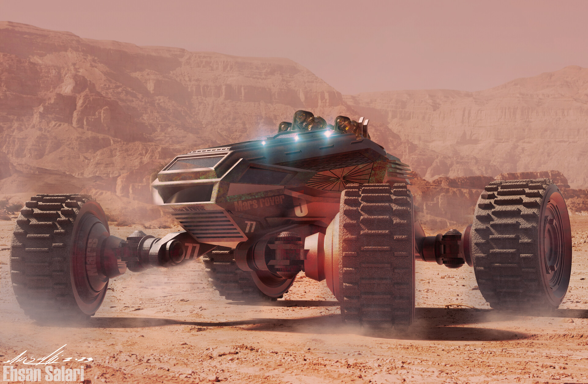 ArtStation - Mars Rover